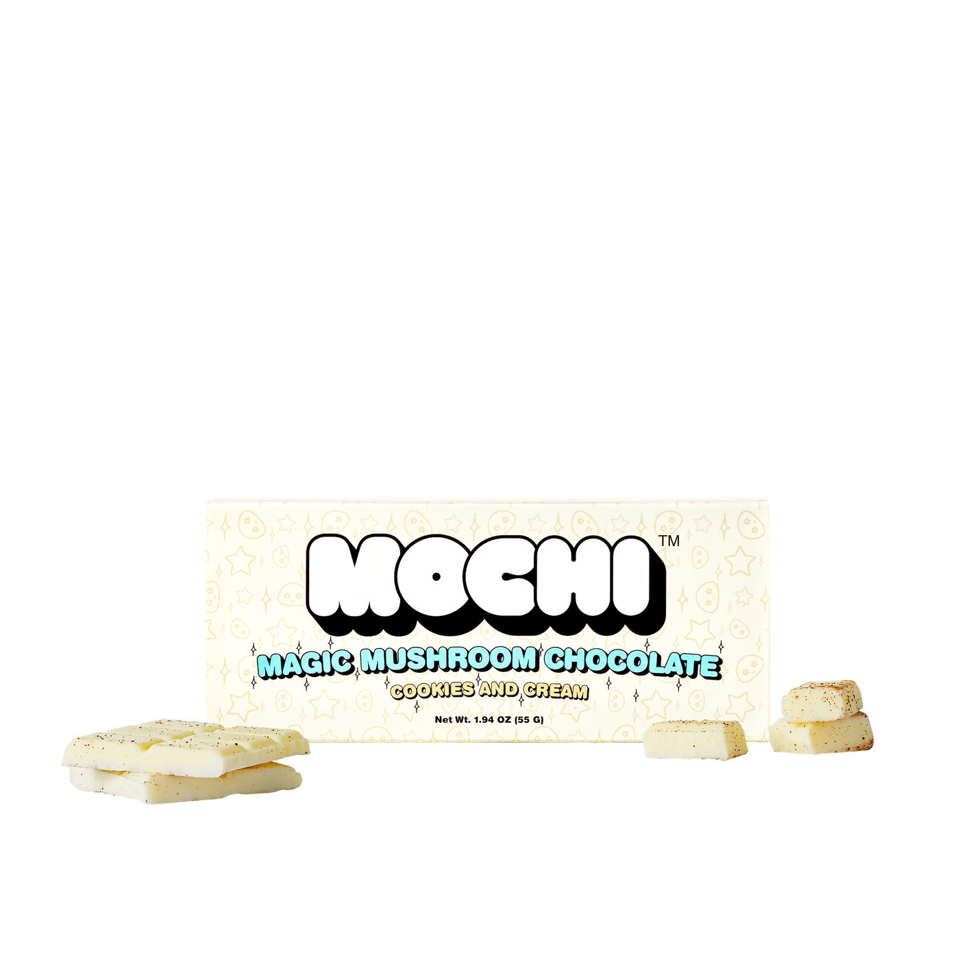 Mochi Magic Mushroom Cookies n Cream Chocolate - Everything 420