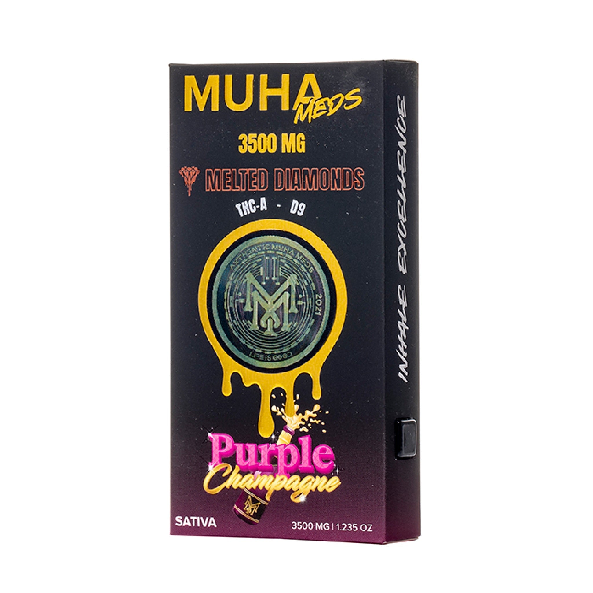 Muha Meds Melted Diamonds THC-A + Delta 9 Vaporizer - 3500mg ...
