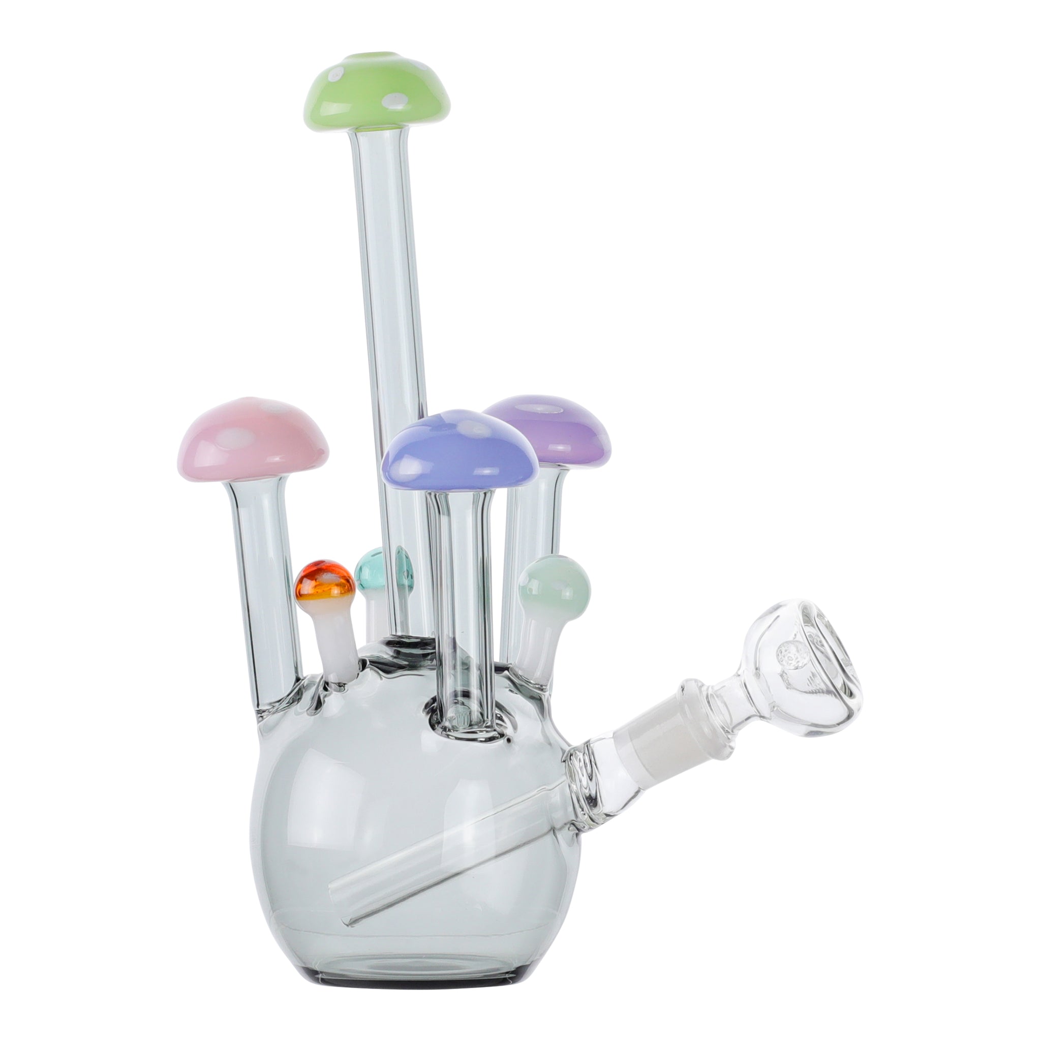 Mushroom Bomb Bubbler Bong - 7in - Everything 420