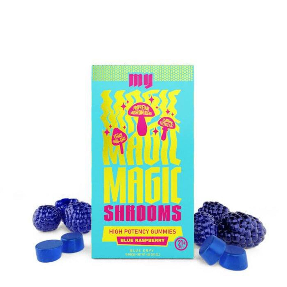 My Magic Shroom Blue Envy Gummies - 1200mg - Everything 420