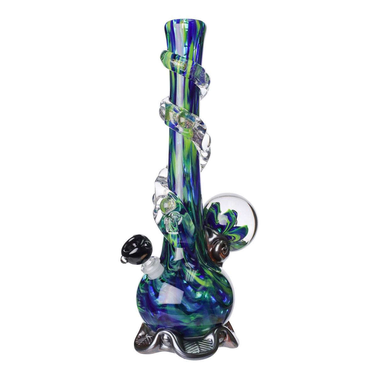 Noble Glass Chromatic Marble Bong - 14in - Everything 420
