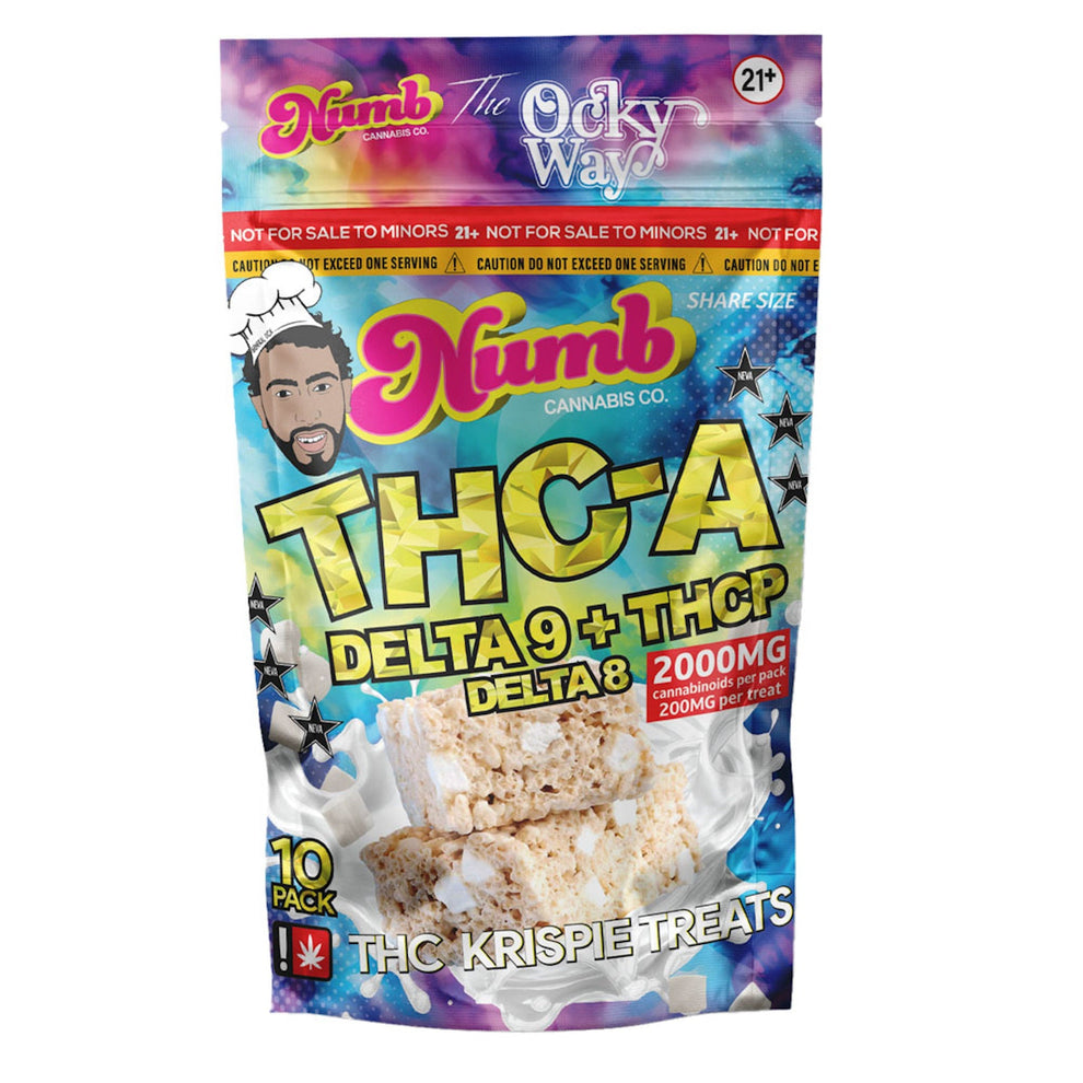 Numb THC-A Ocky Way Krispie Treats - 2000mg - Everything 420