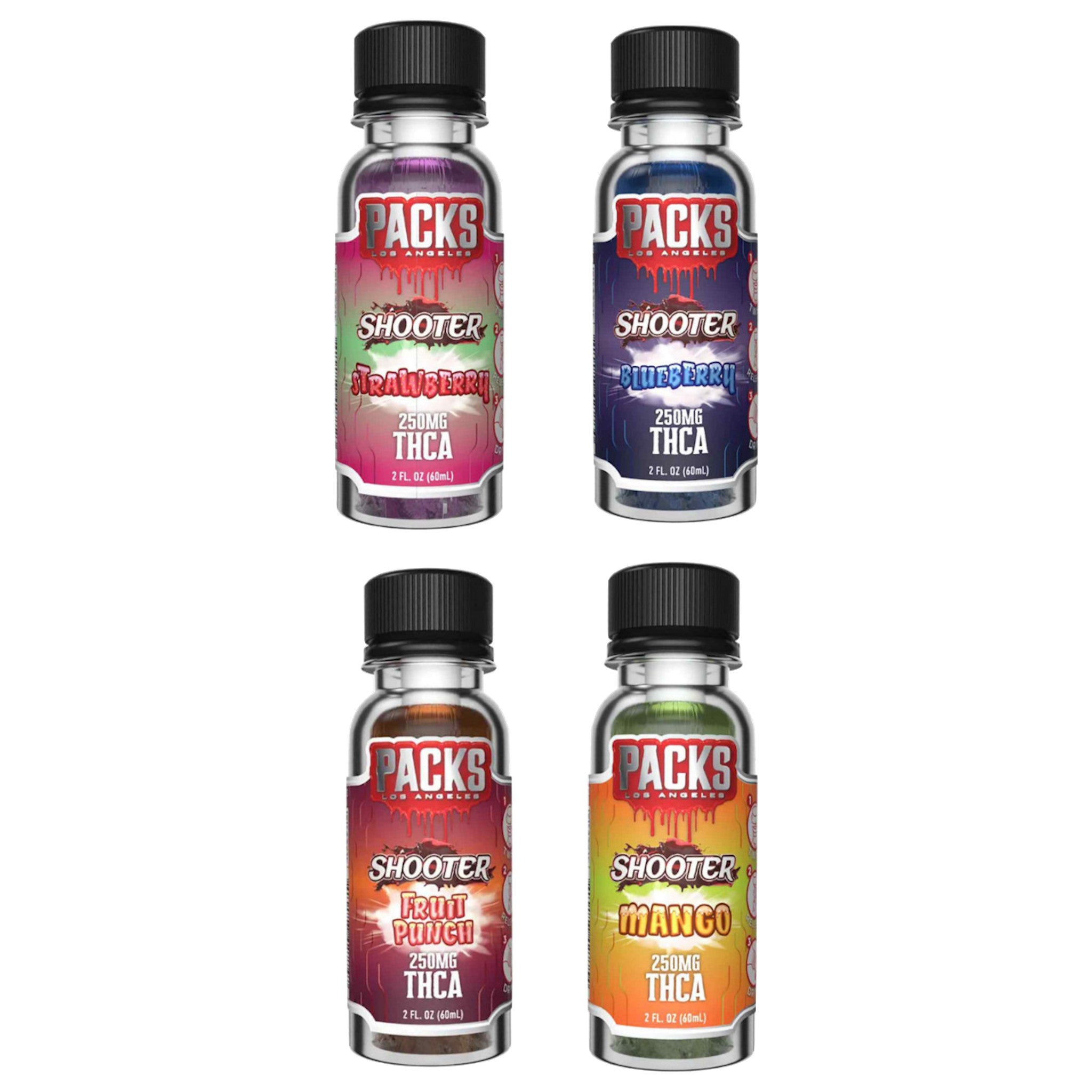 Packs THC-A Live Resin Diamonds Shooter Shot- 250mg - Everything 420