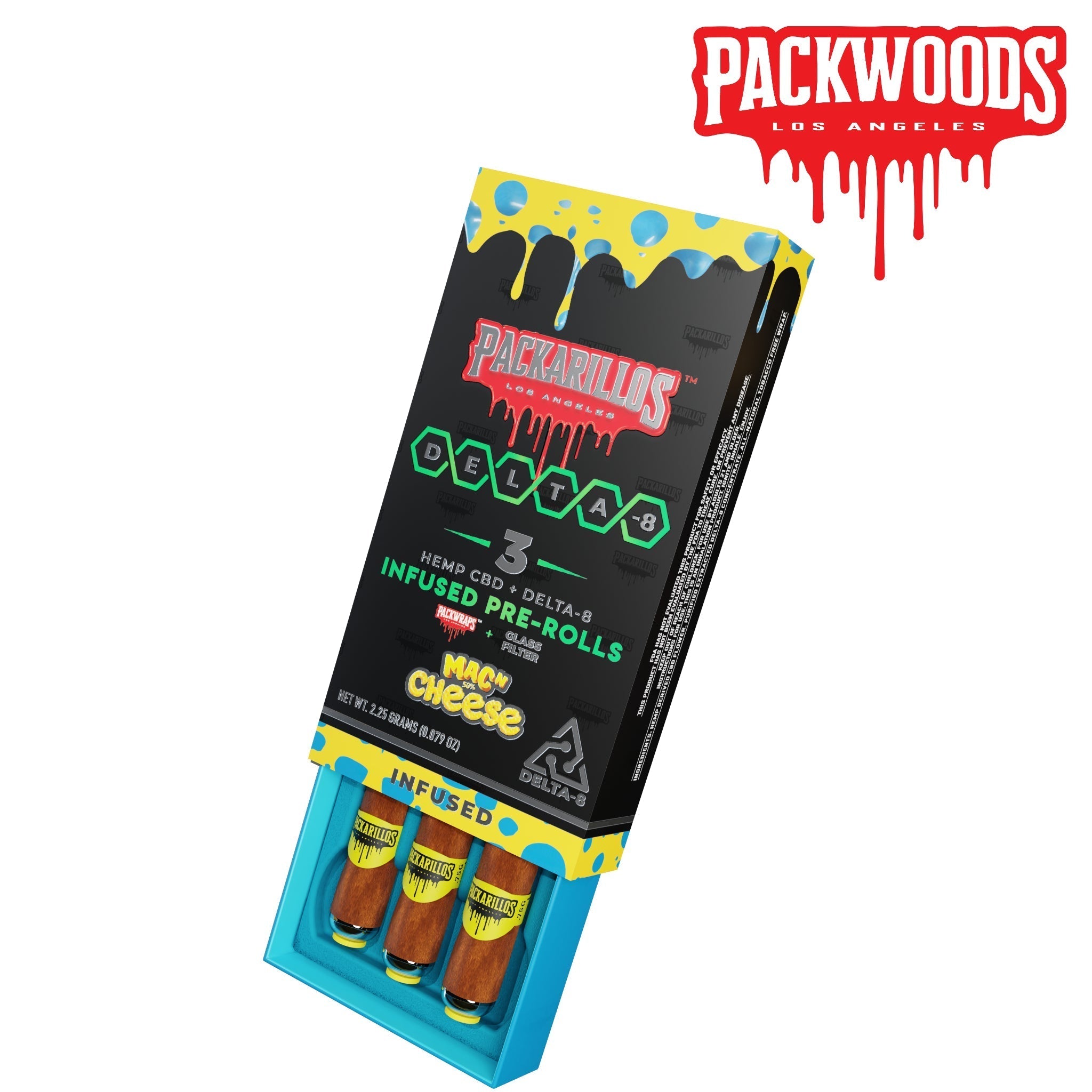 Packwoods Delta 8 Packarillos - 3 Pack - Everything 420