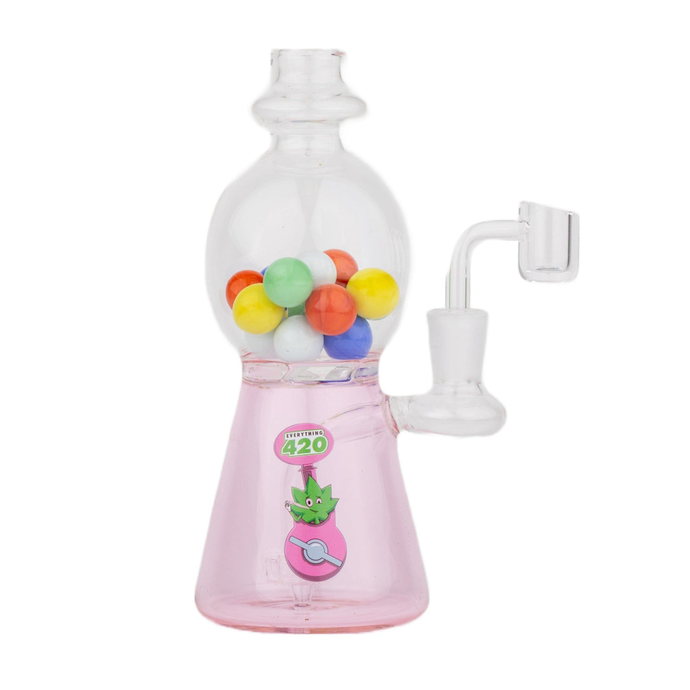 Pink Bubblegum Dab Rig - 8in - Everything 420