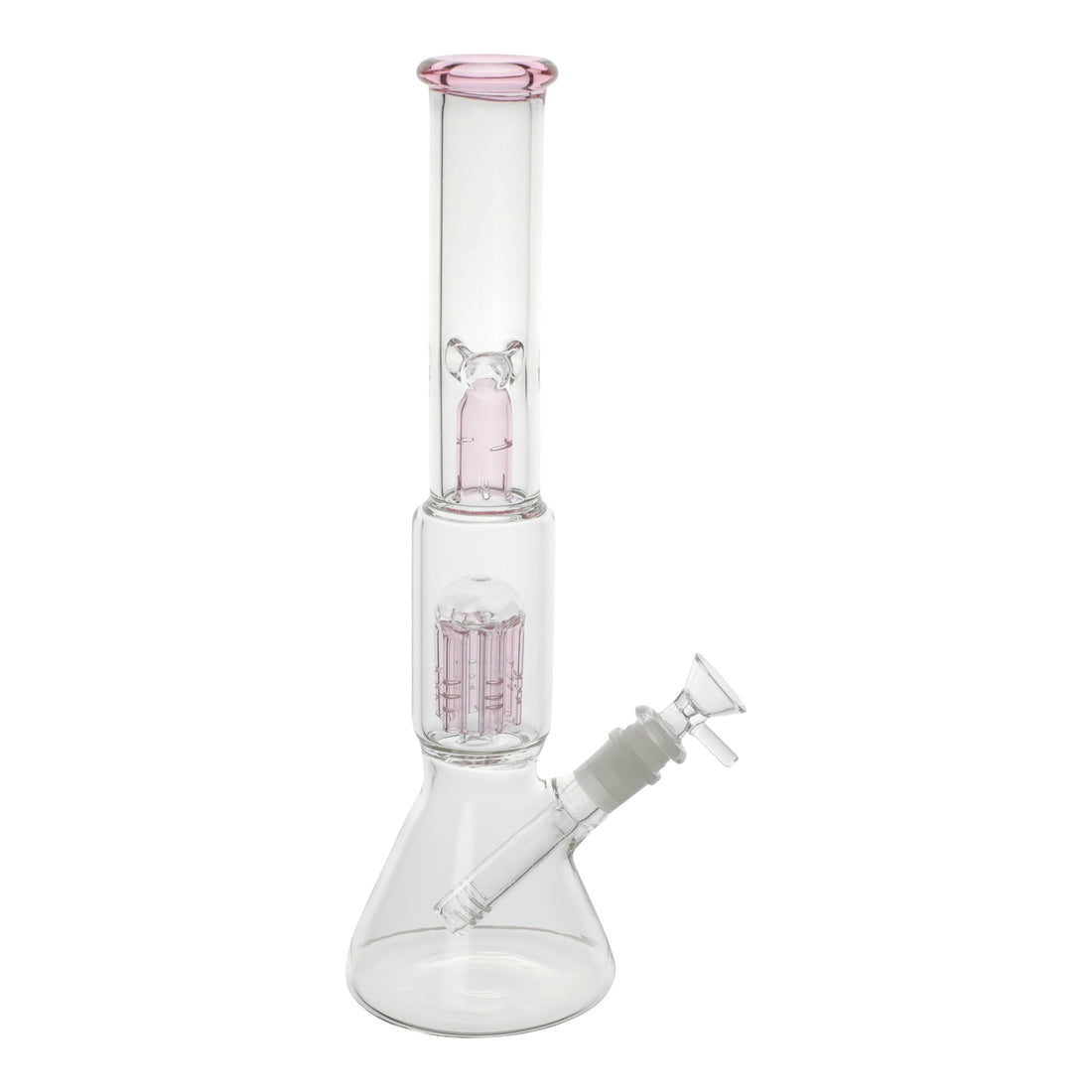 Pink Bullet Perc Beaker Bong - 14in - Everything 420