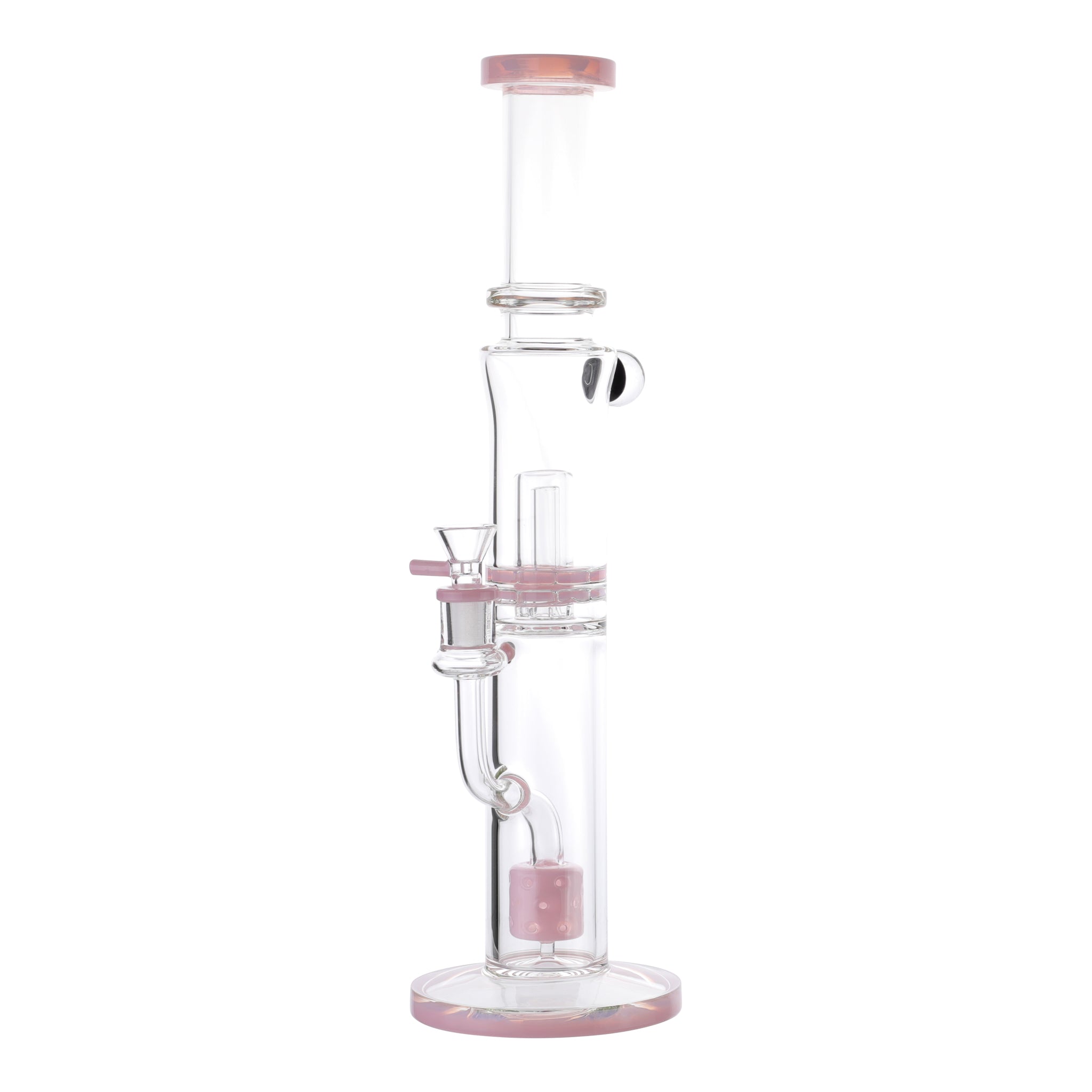 Pink Tower of Power Percolator Bong - 16in - Everything 420
