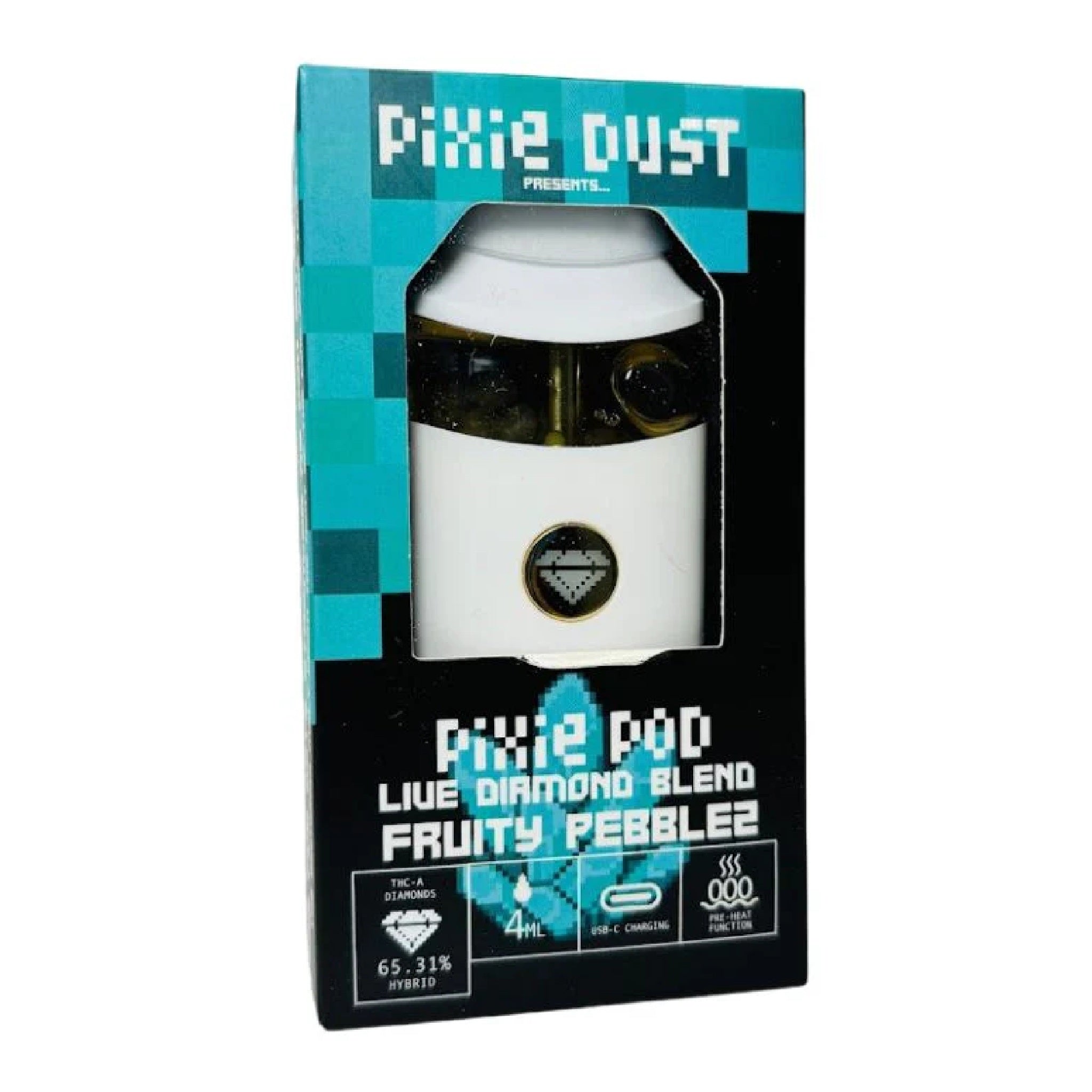 Pixie Pod Live Diamond THC-A Blend Vaporizer - 4g - Everything 420