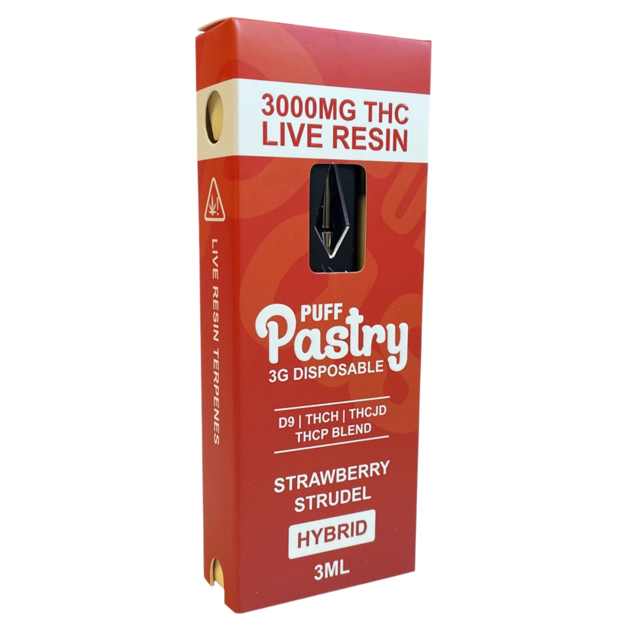 Puff Pastry THC Live Resin Blend Vaporizer - 3000mg - Everything 420