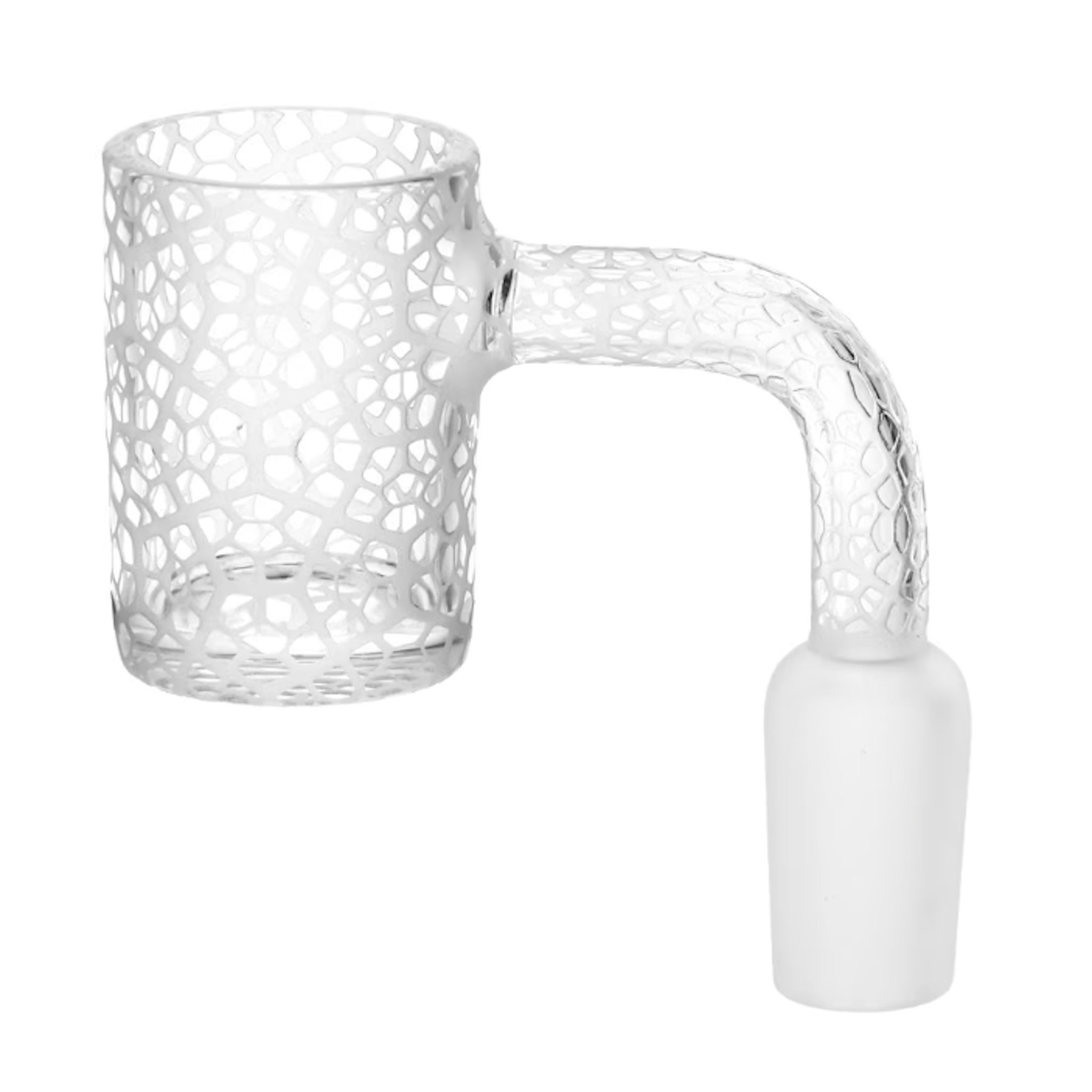 Pulsar Cellular Mosaic Etched Quartz Banger - 14mm Male - Everything 420