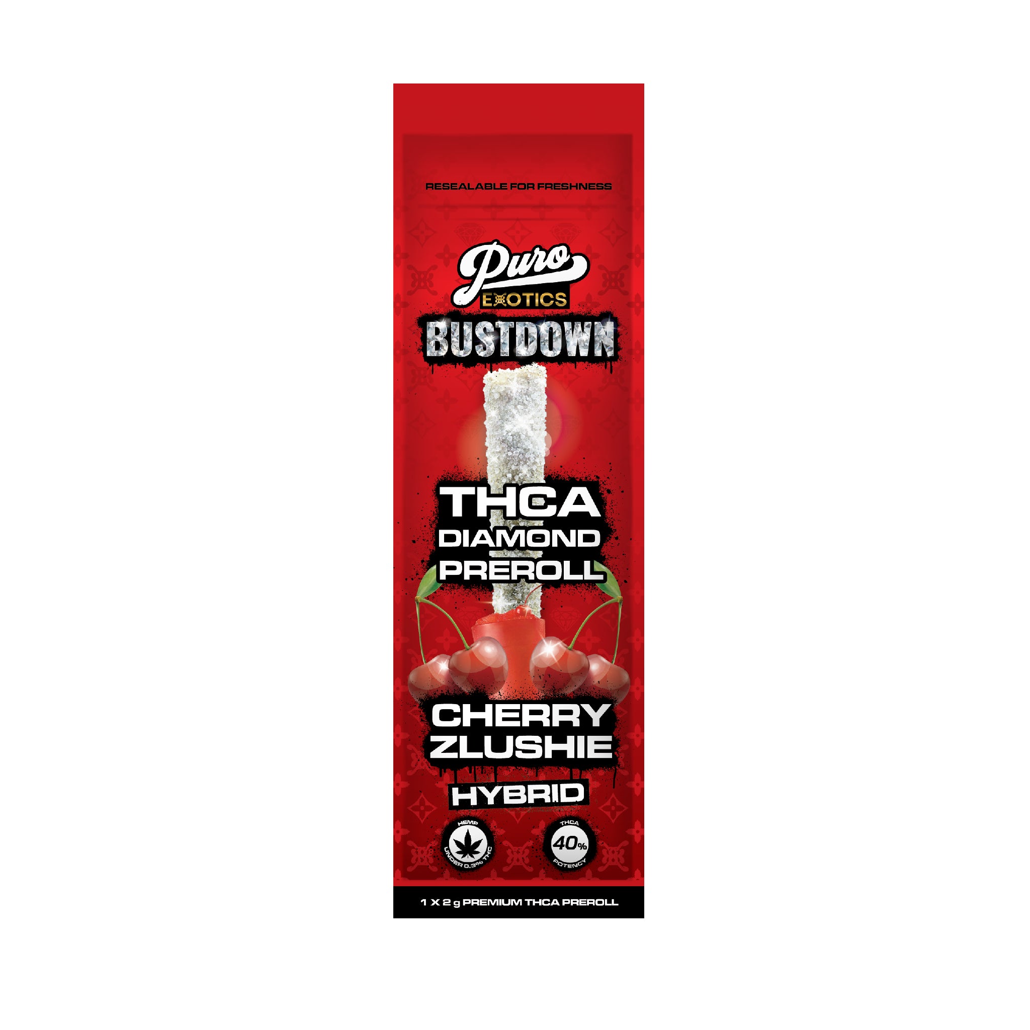 Puro Bust Down THC-A Pre-Rolls - 2000mg - Everything 420