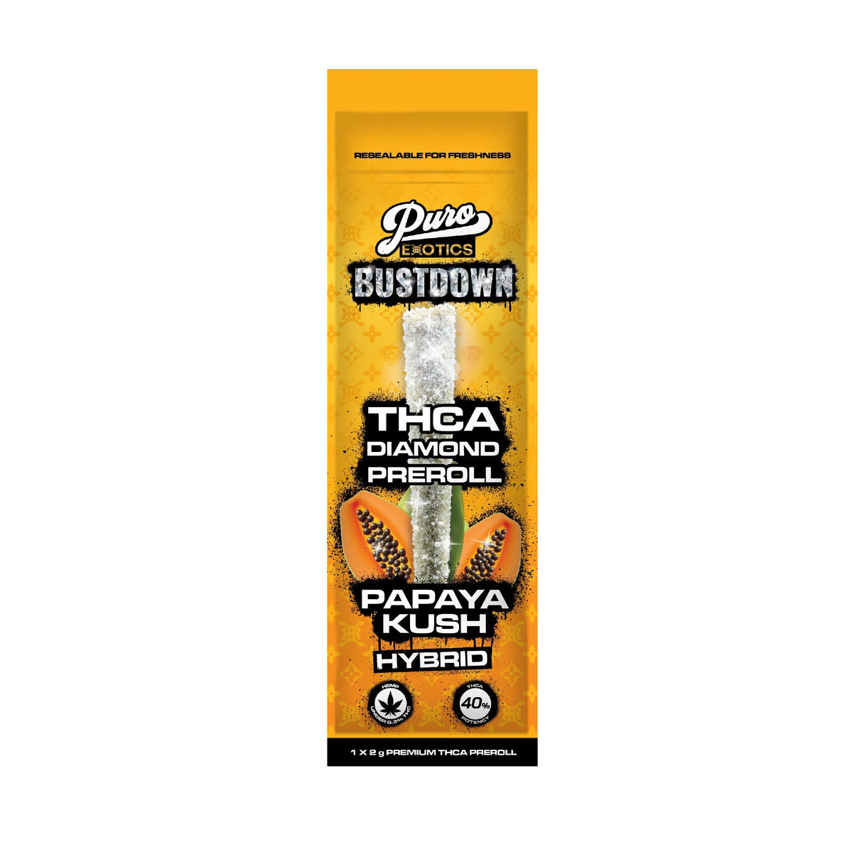Puro Bust Down THC-A Pre-Rolls - 2000mg - Everything 420