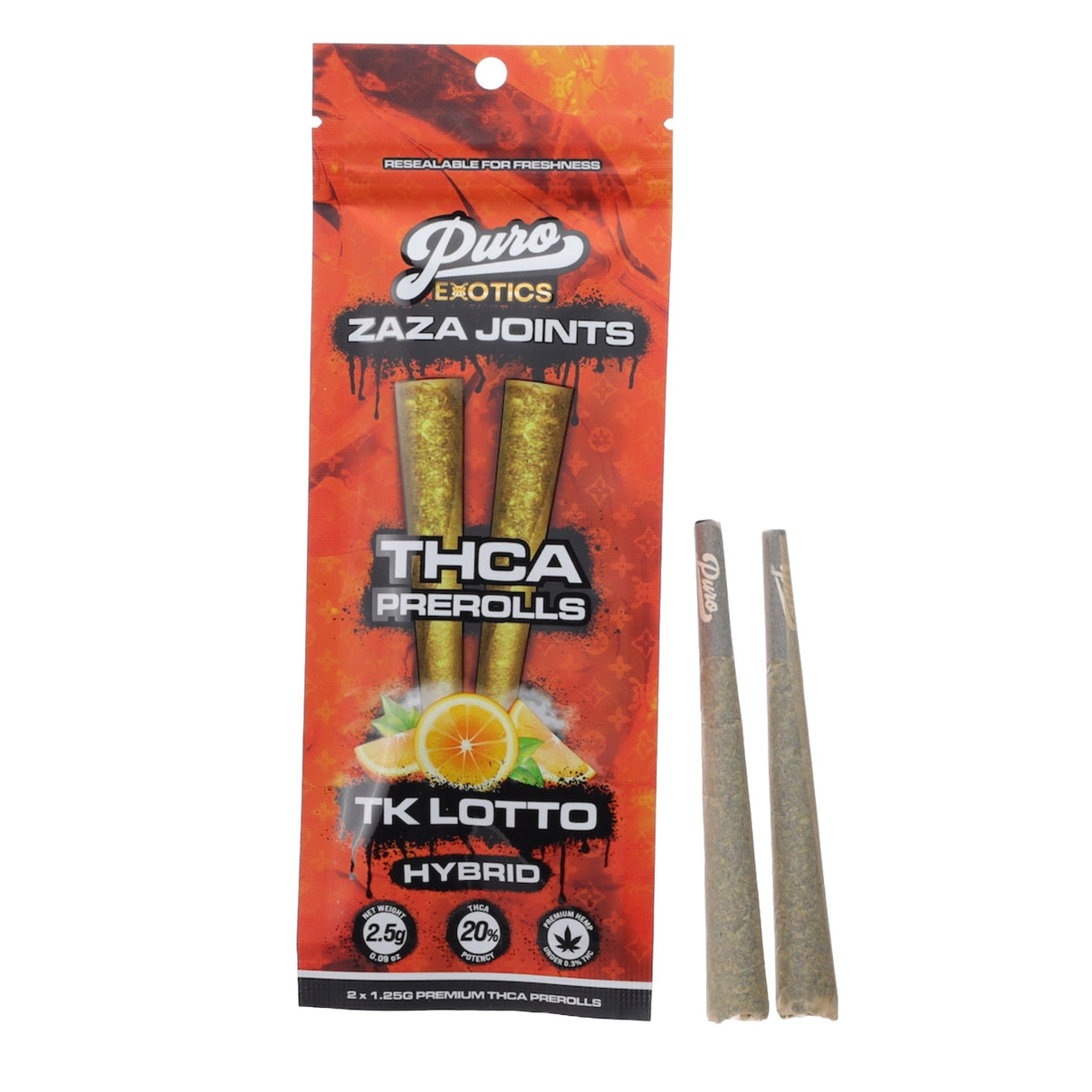 Puro THC-A Zaza Joints - 2ct - Everything 420