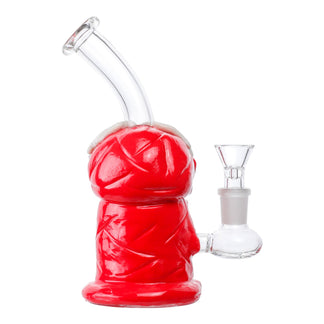 Red Venom Bubbler Bong - 7in - Everything 420