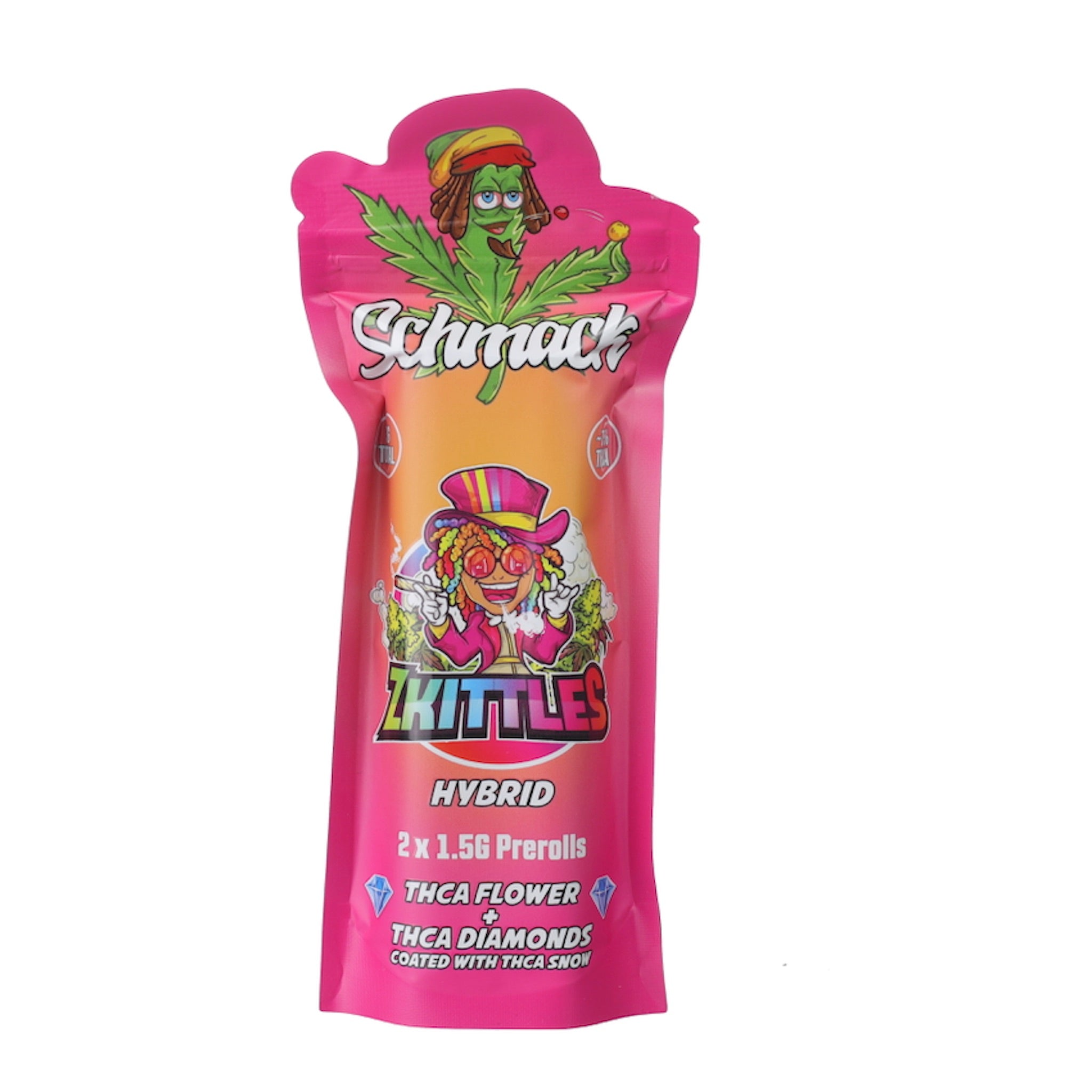 Schmack Snow Cone THC-A Pre-Rolls - 2ct - Everything 420