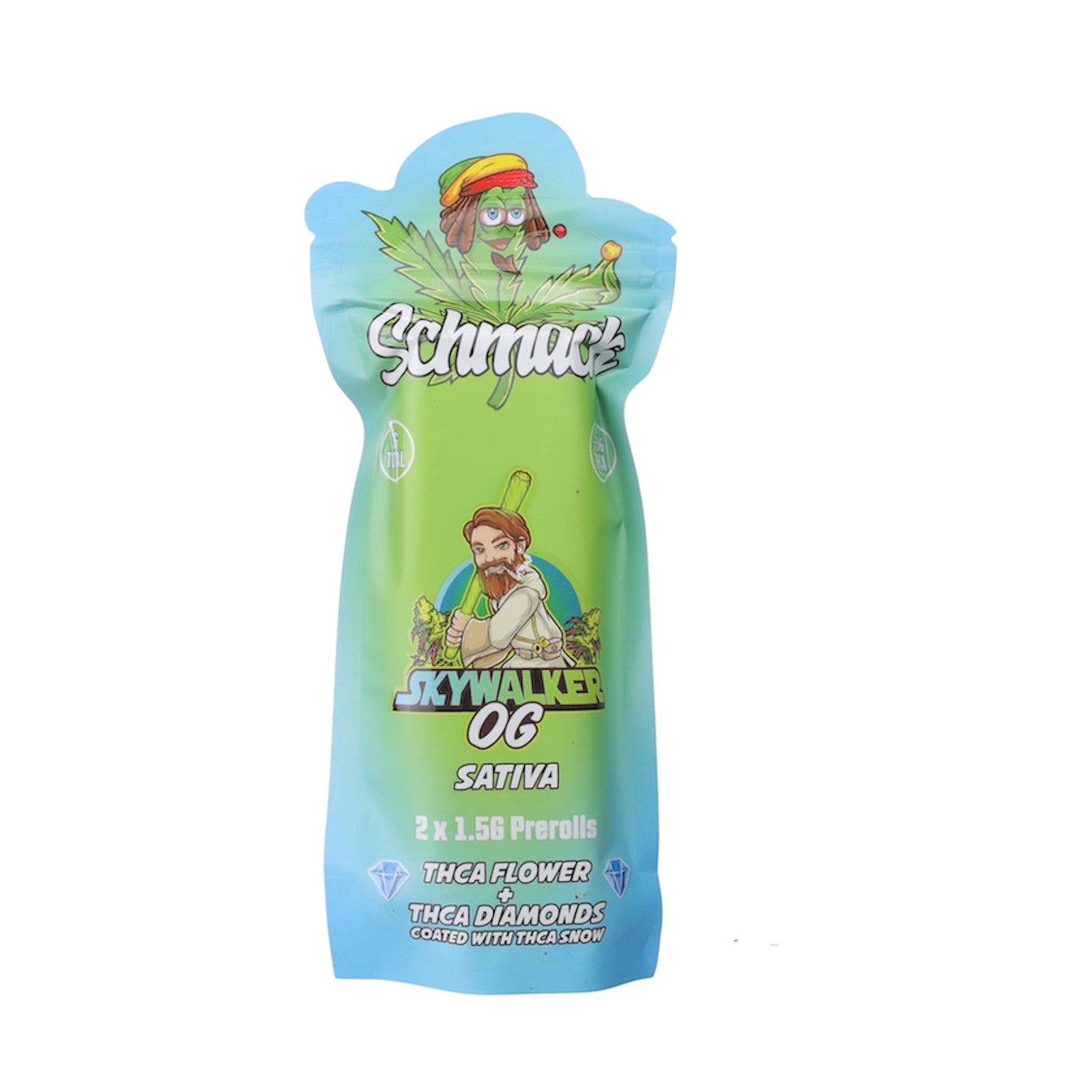 Schmack Snow Cone THC-A Pre-Rolls - 2ct - Everything 420