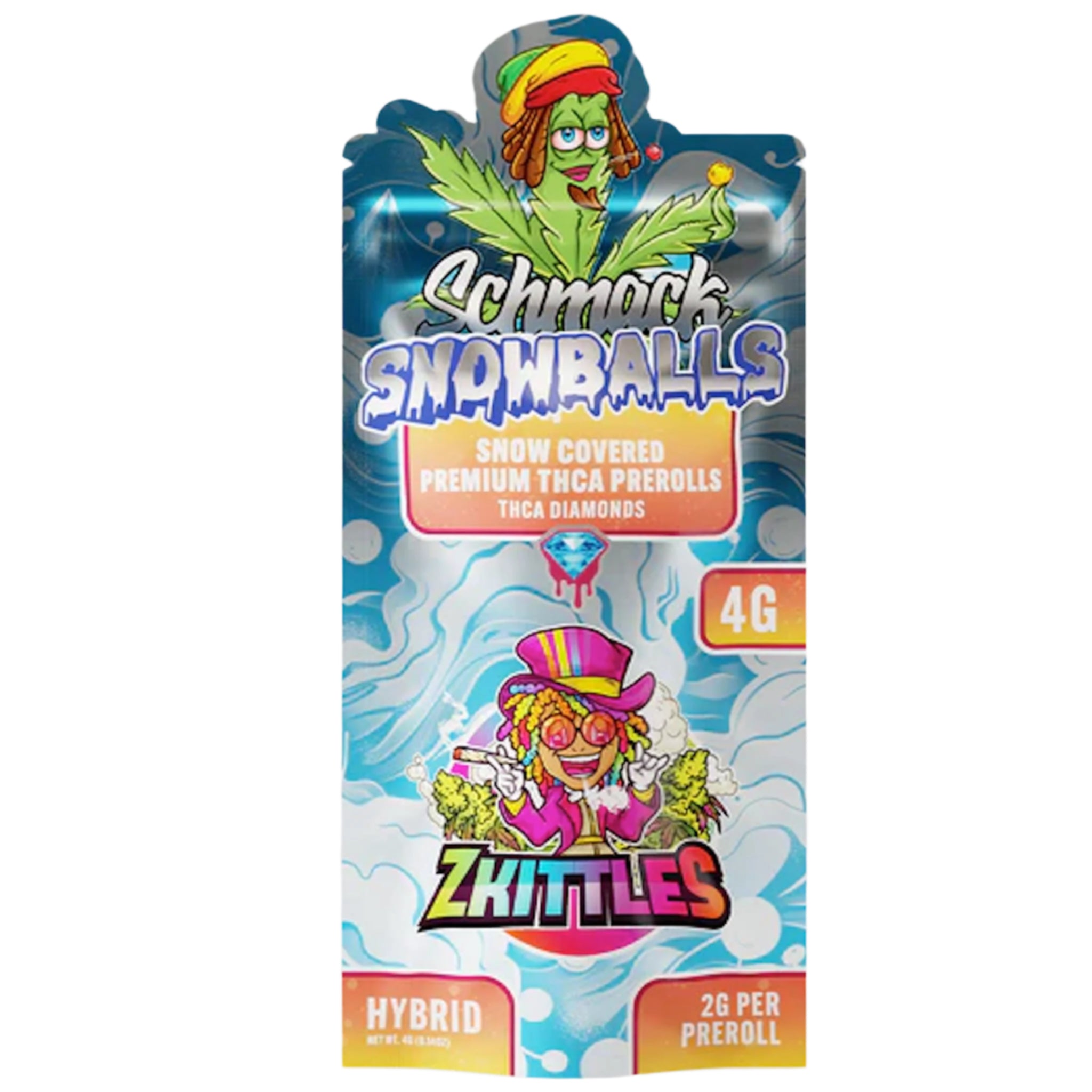 Schmack Snowballs THC-A Pre-Rolls - 2ct (4g) - Everything 420