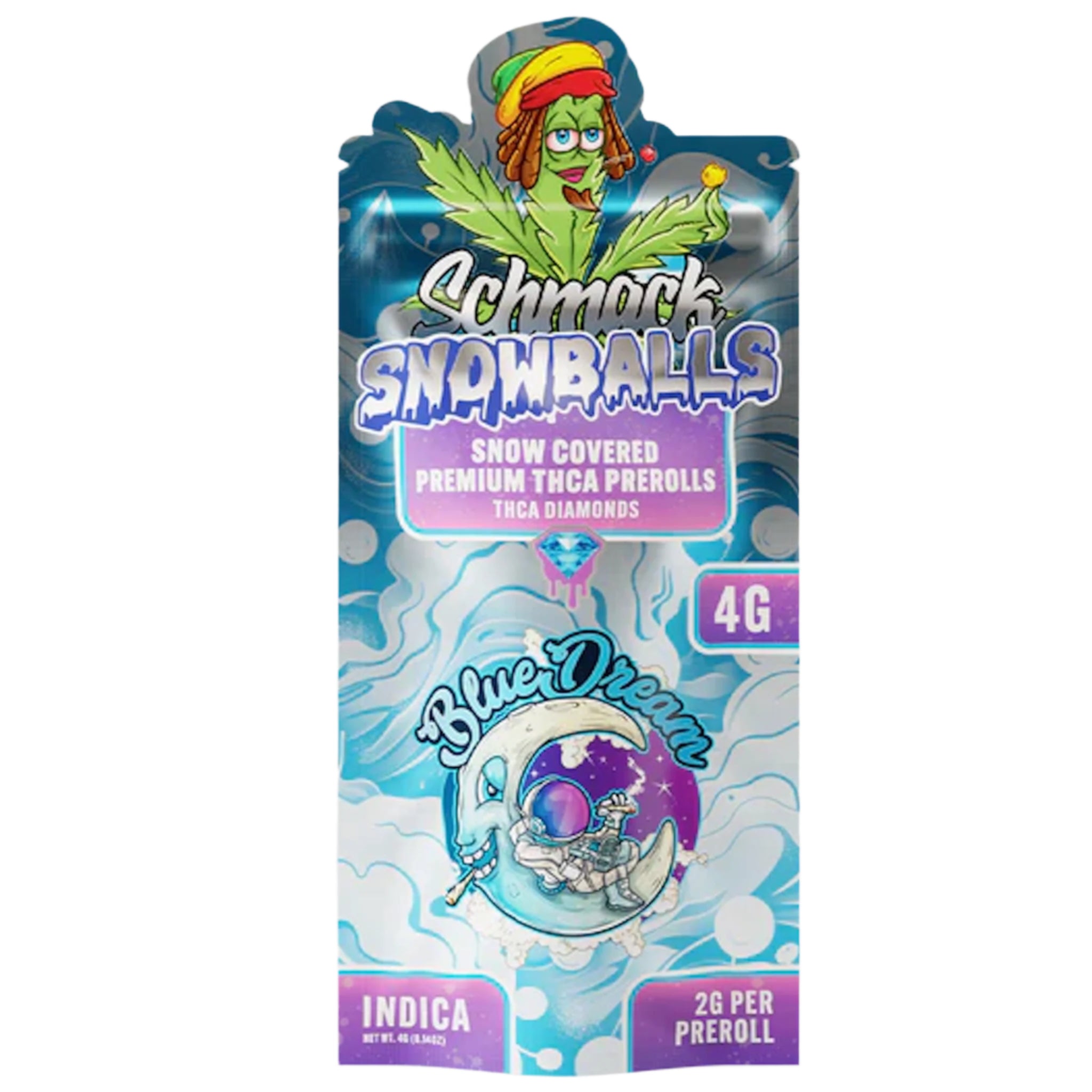 Schmack Snowballs THC-A Pre-Rolls - 2ct (4g) - Everything 420