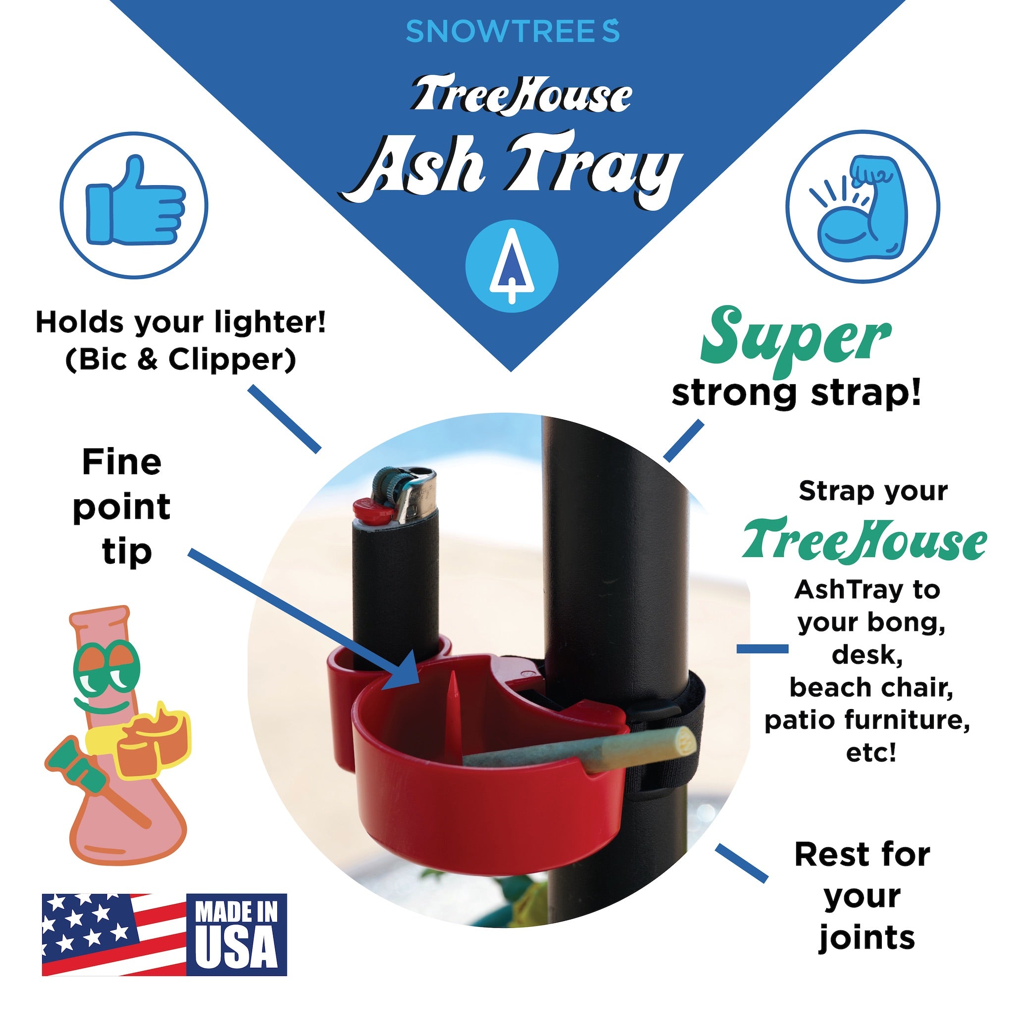 Snowtree TreeHouse Bong Attachment - Everything 420