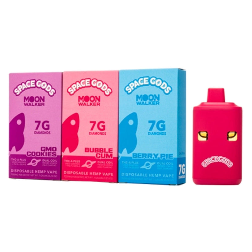 Space Gods Moonwalker Liquid Diamond THC-A Vaporizer - 7g - Everything 420