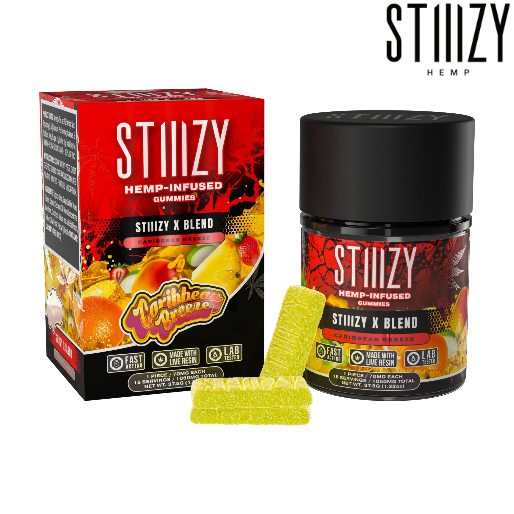 Stiiizy X Blend Gummies - 1050mg - Everything 420