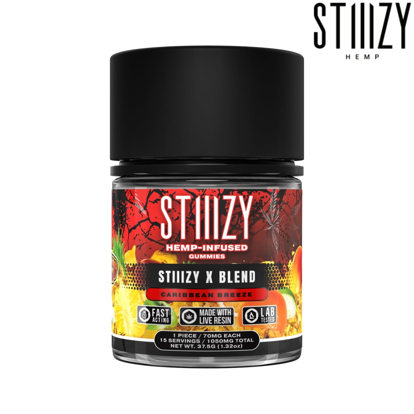 Stiiizy X Blend Gummies - 1050mg - Everything 420