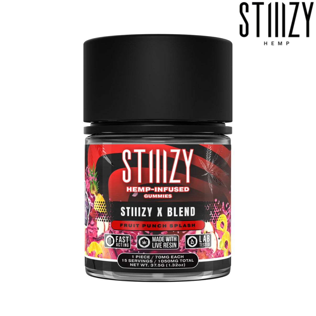 Stiiizy X Blend Gummies - 1050mg - Everything 420