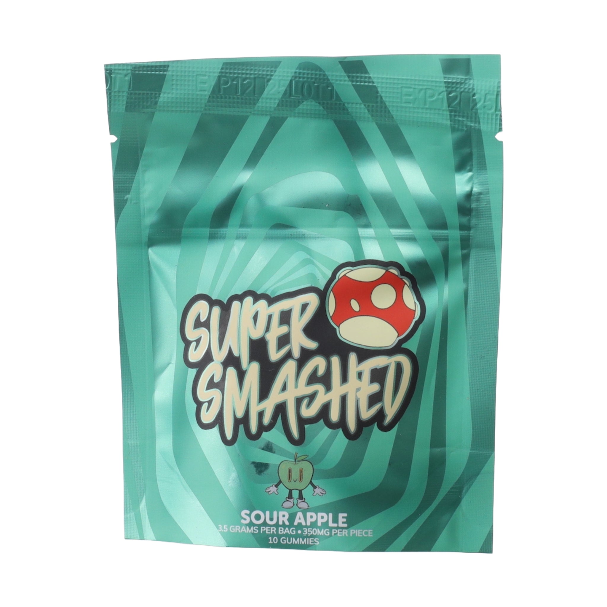 Super Smashed Magic Mushroom Sour Apple Gummies - Everything 420