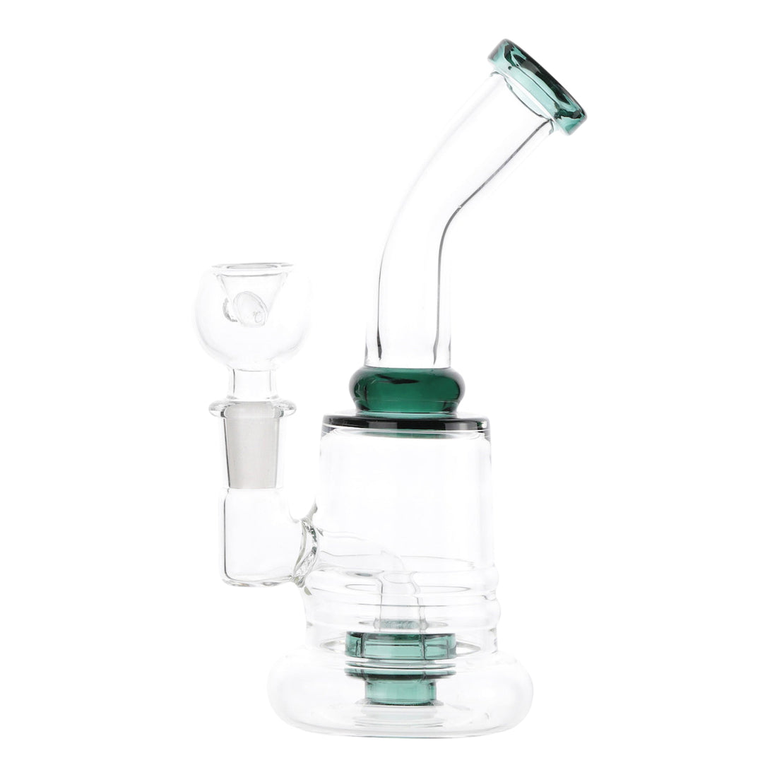 Tilted Disc Perc Bong - 7in - Everything 420