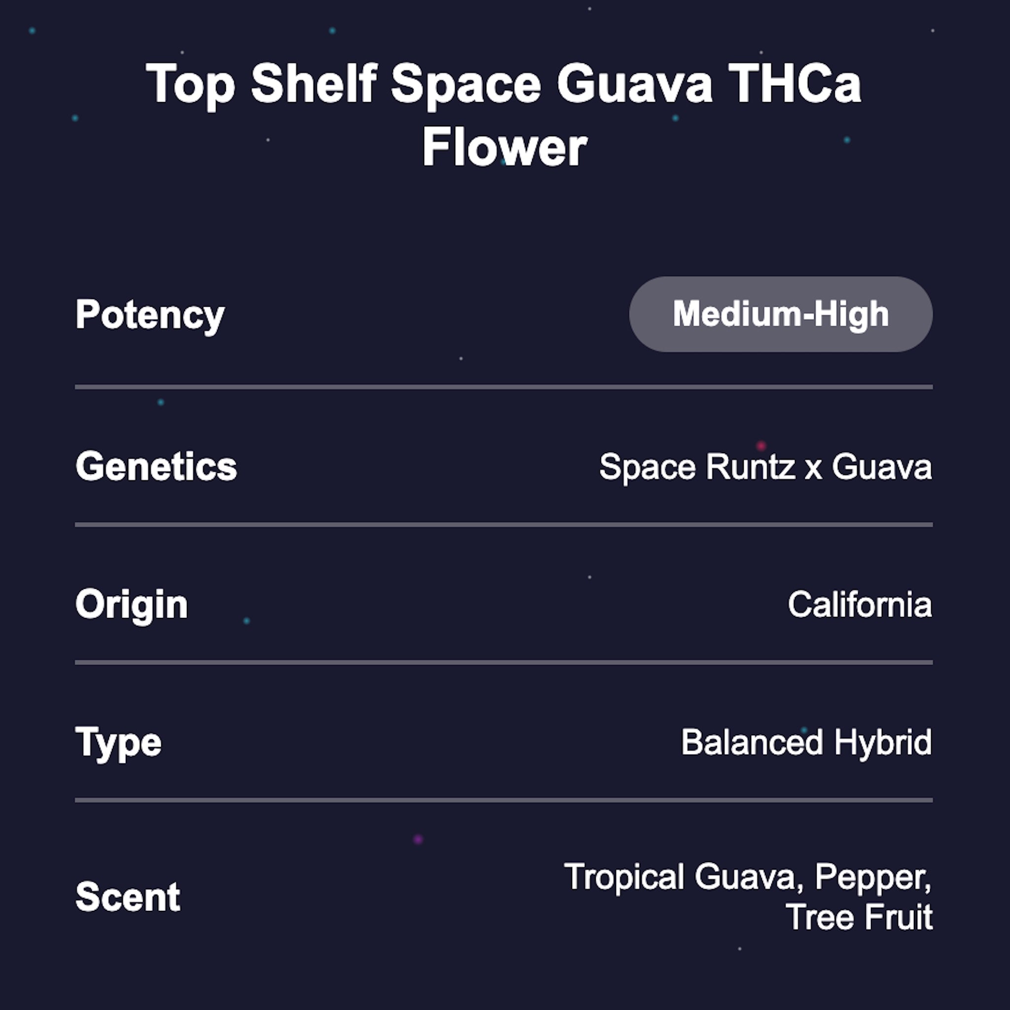 Top Shelf Space Guava THCa Flower - Everything 420