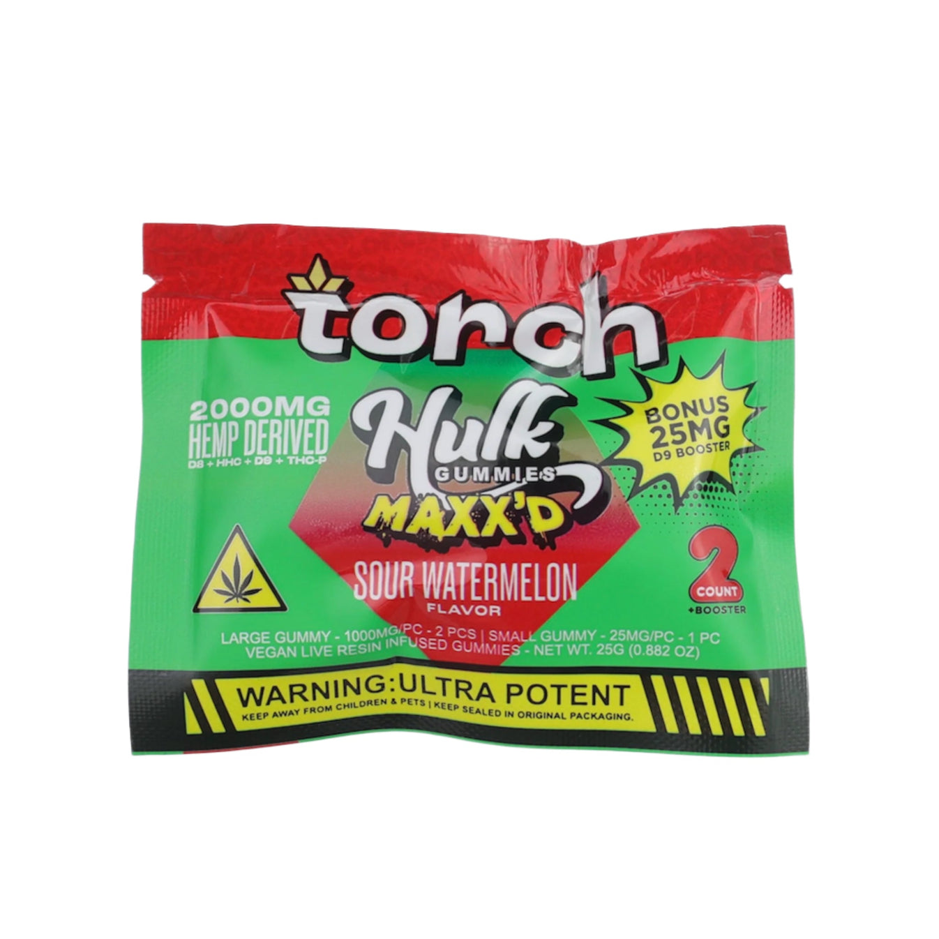 Torch Gravity Hulk Gummies - 2000mg - Everything 420