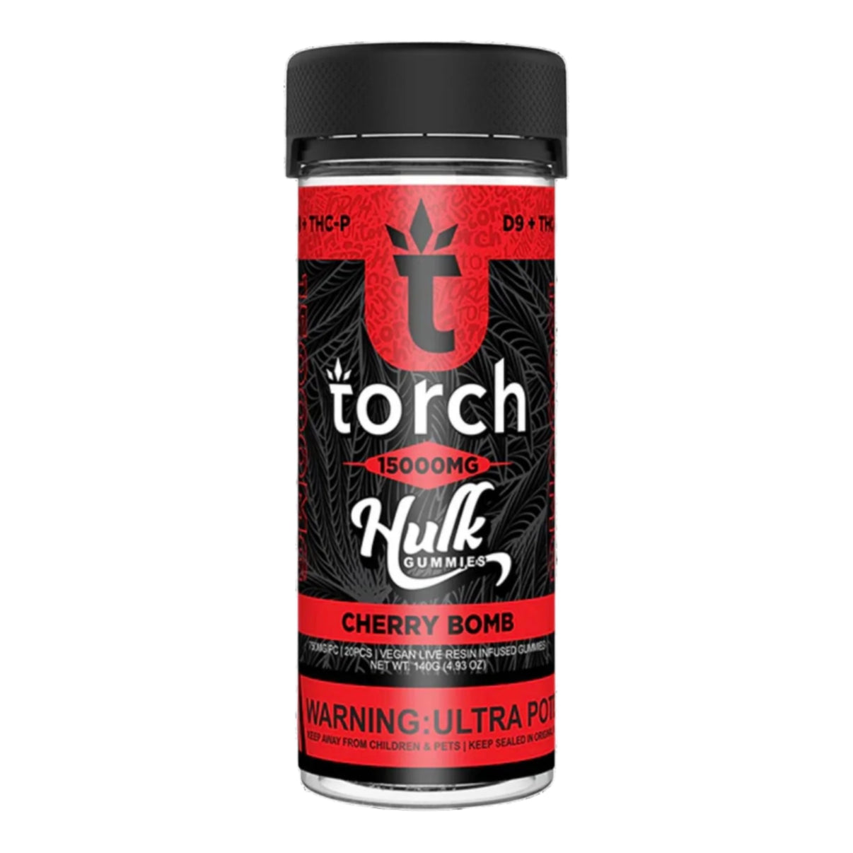 Torch Hulk Cherry Bomb Gummies - 15000mg - Everything 420