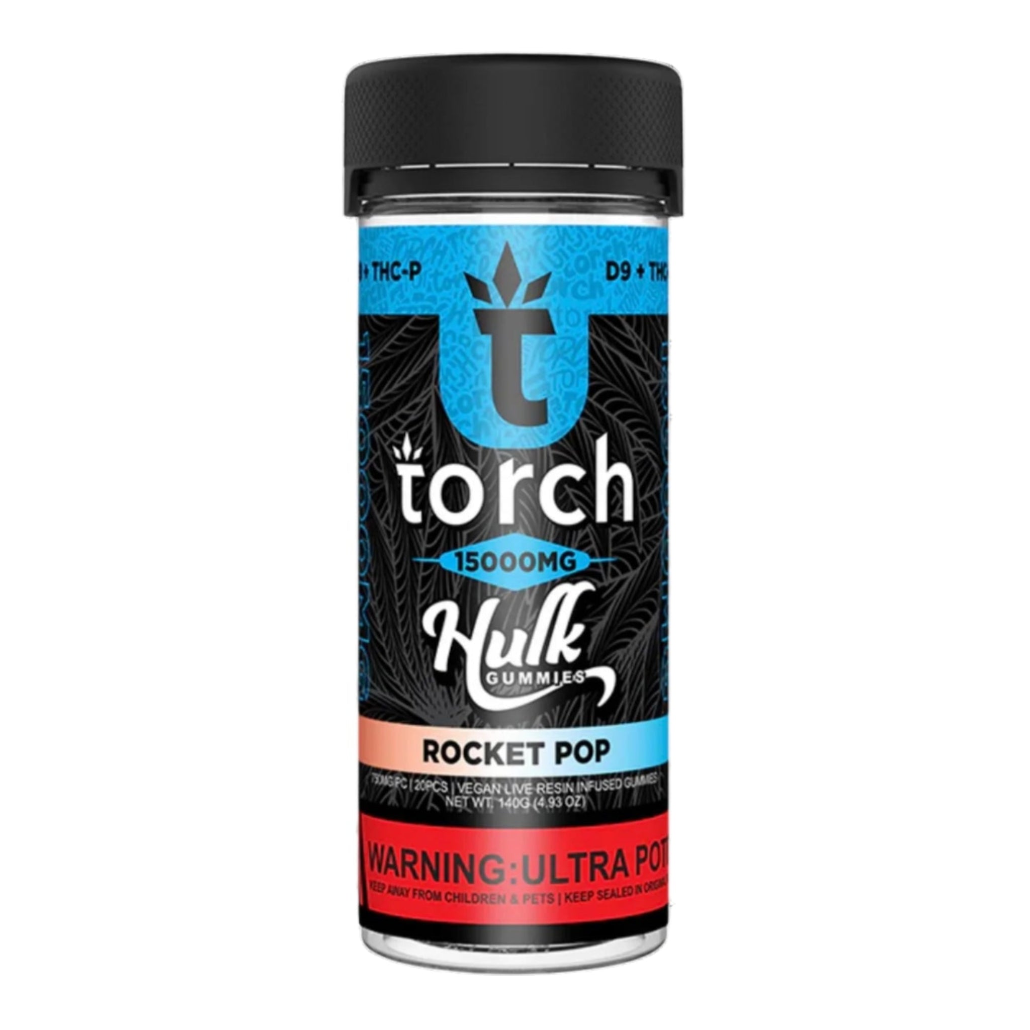 Torch Hulk Rocket Pop Gummies - 15000mg - Everything 420