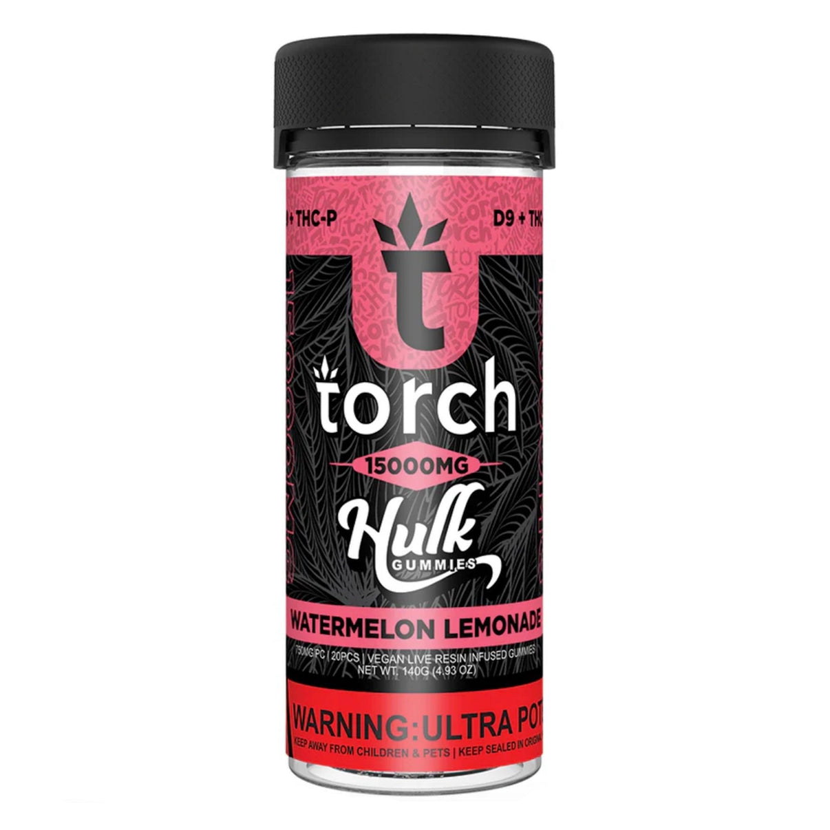 Torch Hulk Watermelon Lemonade Gummies - 15000mg - Everything 420