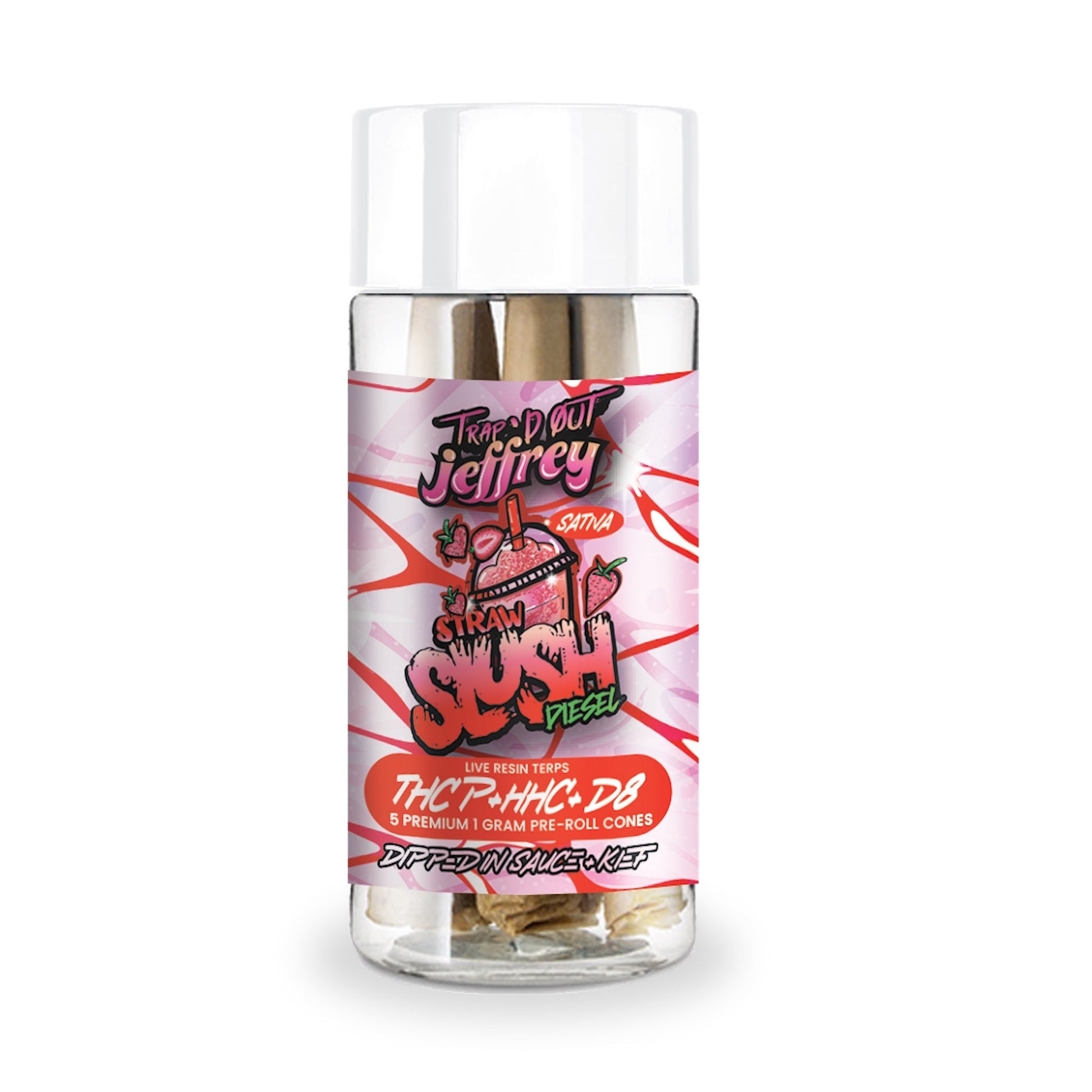 Trapd Out Jeffrey Blend Pre-Rolls - 5 Pack - Everything 420