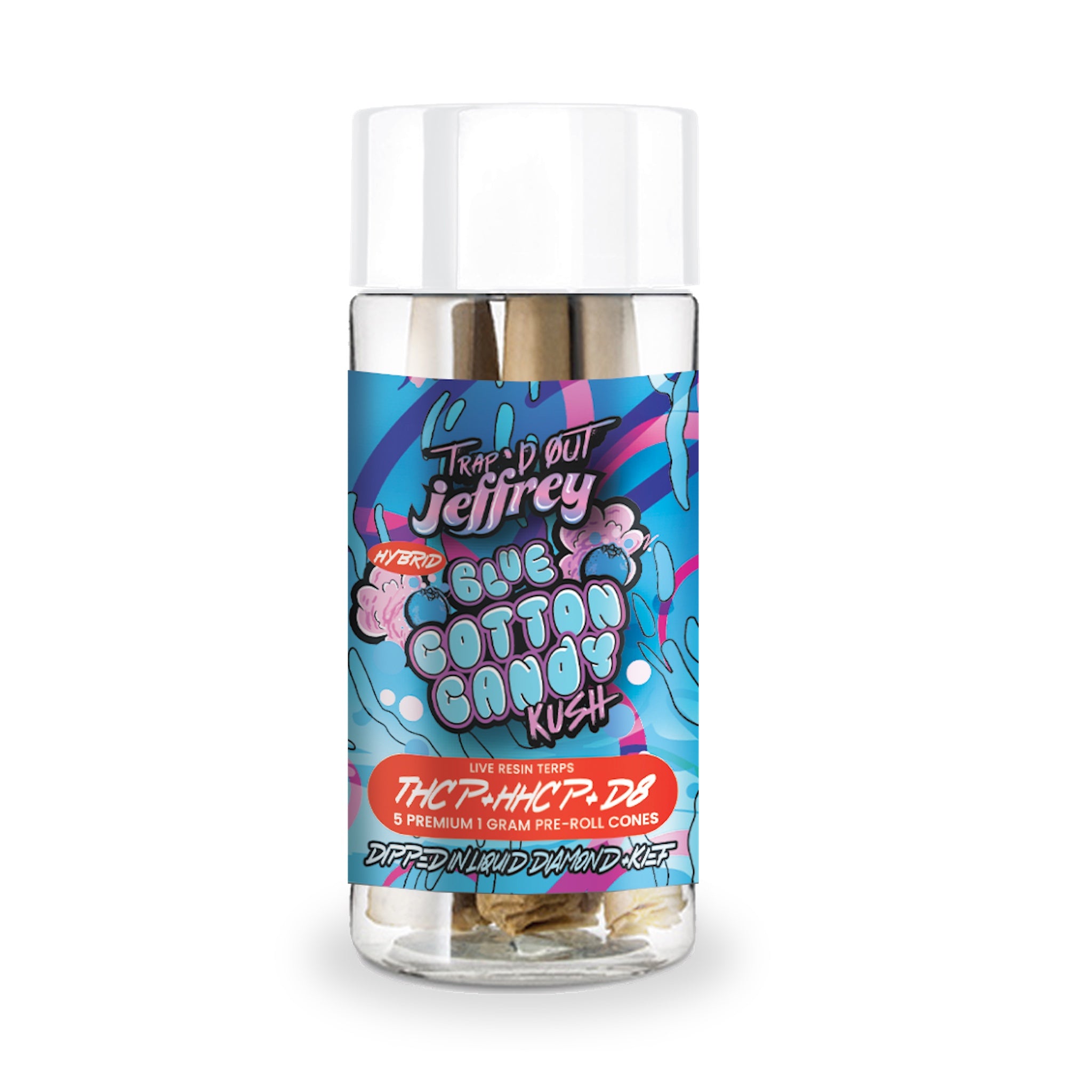 Trapd Out Jeffrey Blend Pre-Rolls - 5 Pack - Everything 420