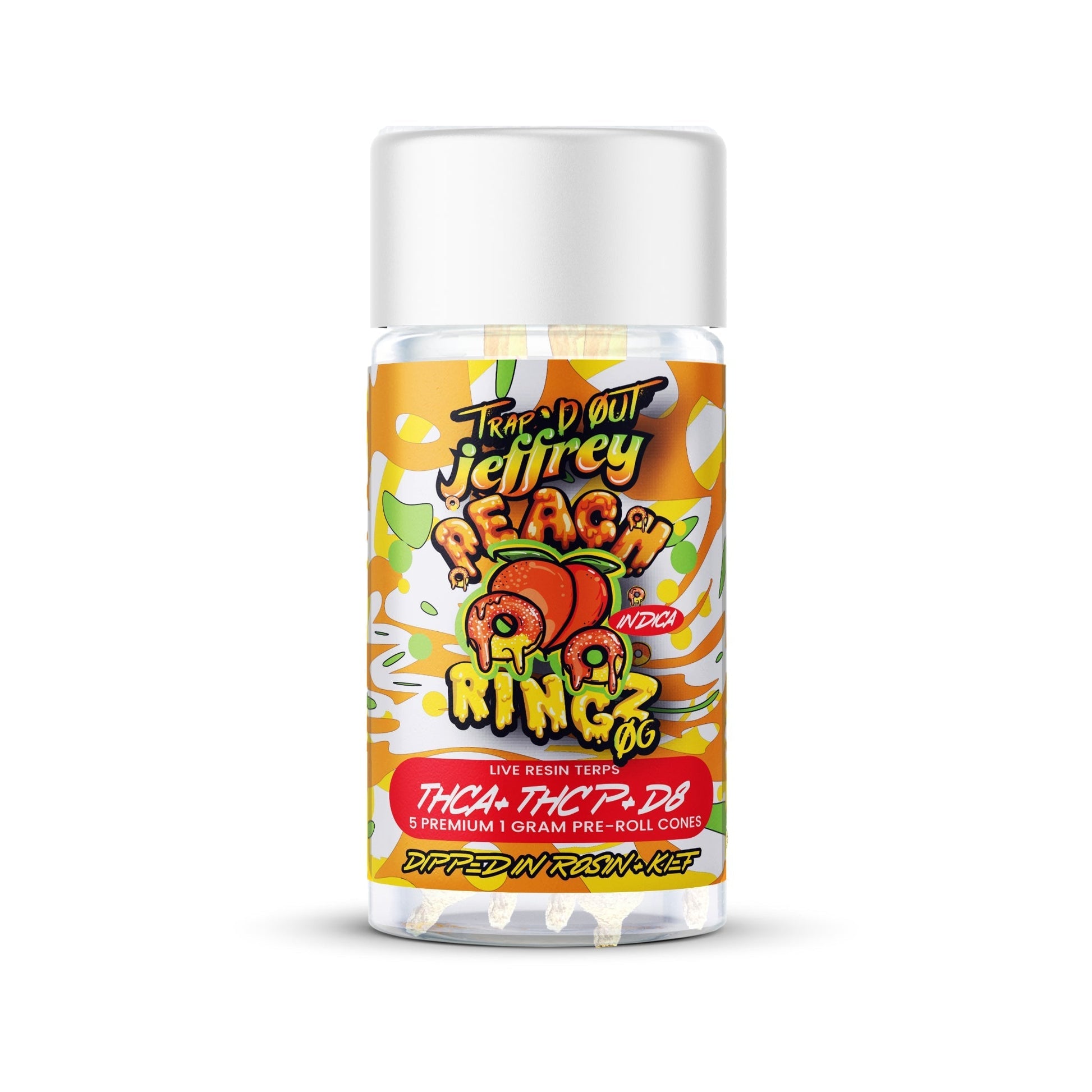 Trapd Out Jeffrey Blend Pre-Rolls - 5 Pack - Everything 420
