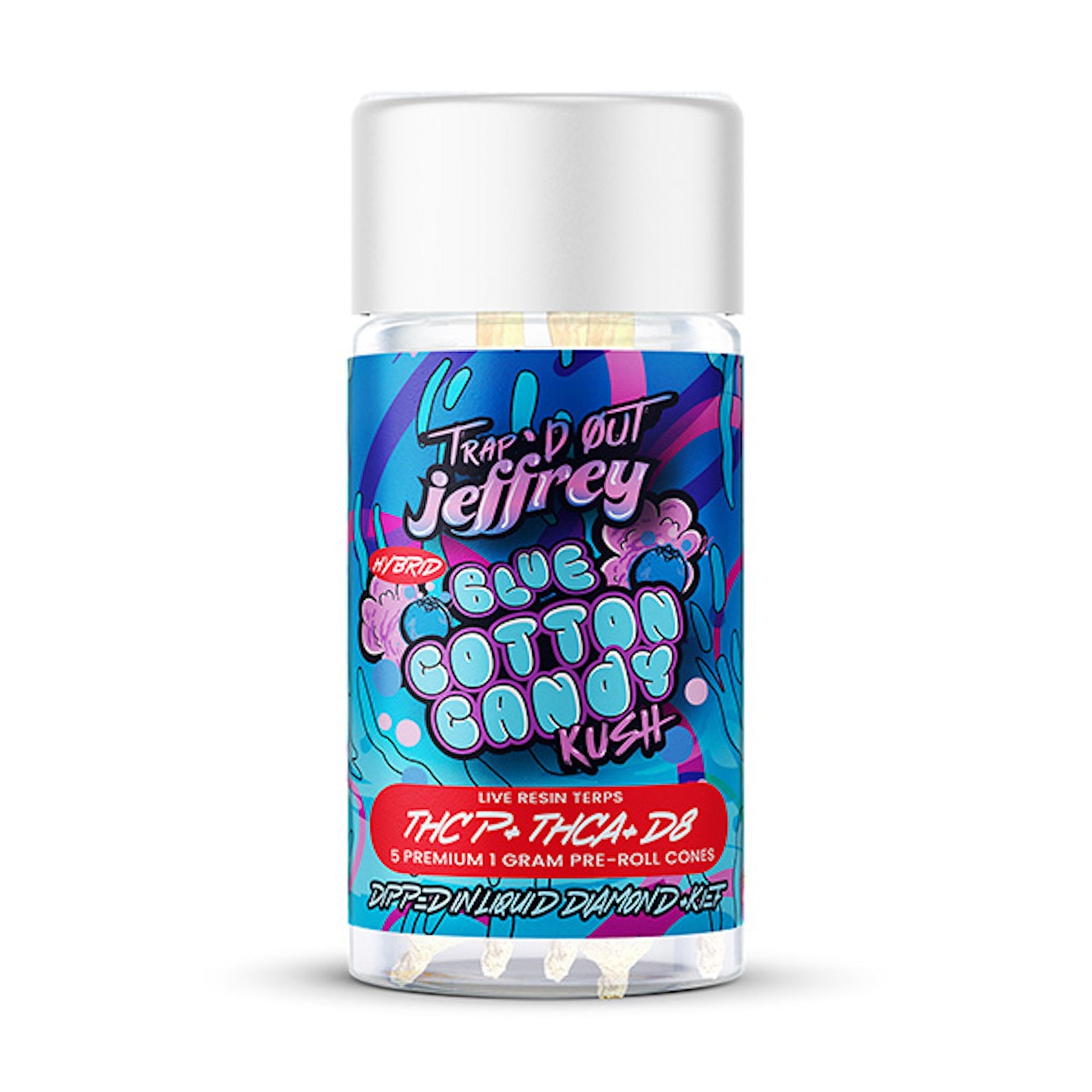 Trapd Out Jeffrey Blend Pre-Rolls - 5ct - Everything 420