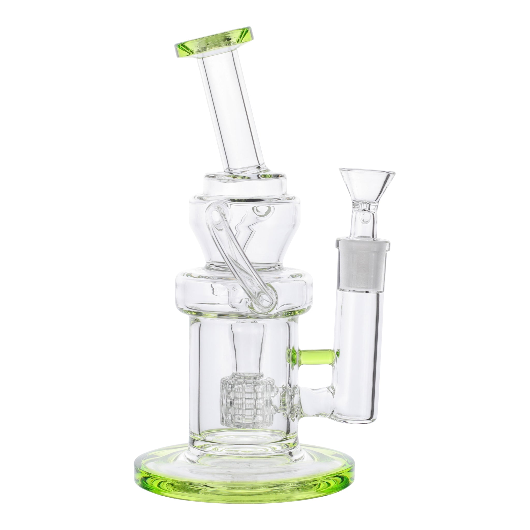 Tube Tied Matrix Perc Bong - 10in - Everything 420
