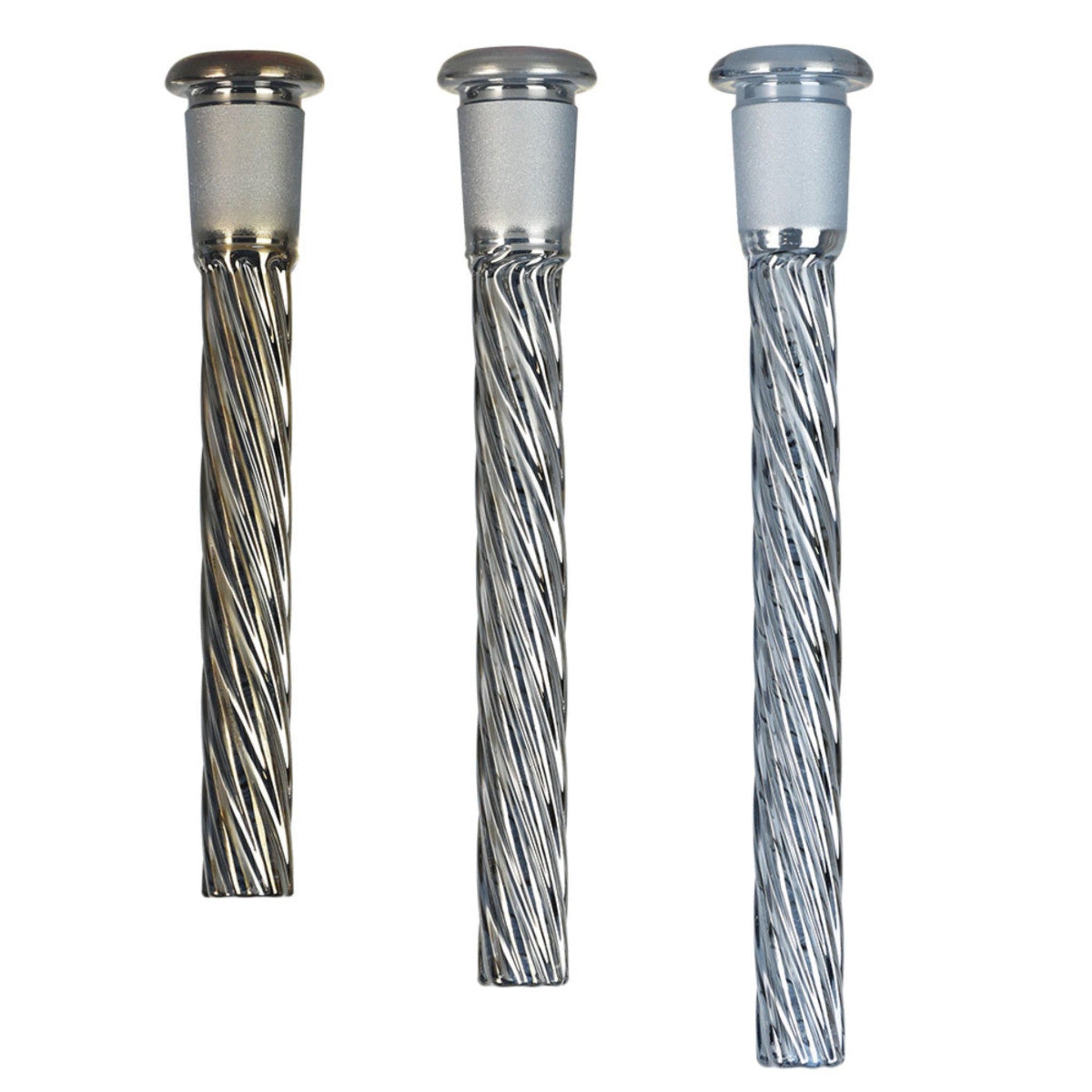 Twisted Iridescent Downstem - Everything 420