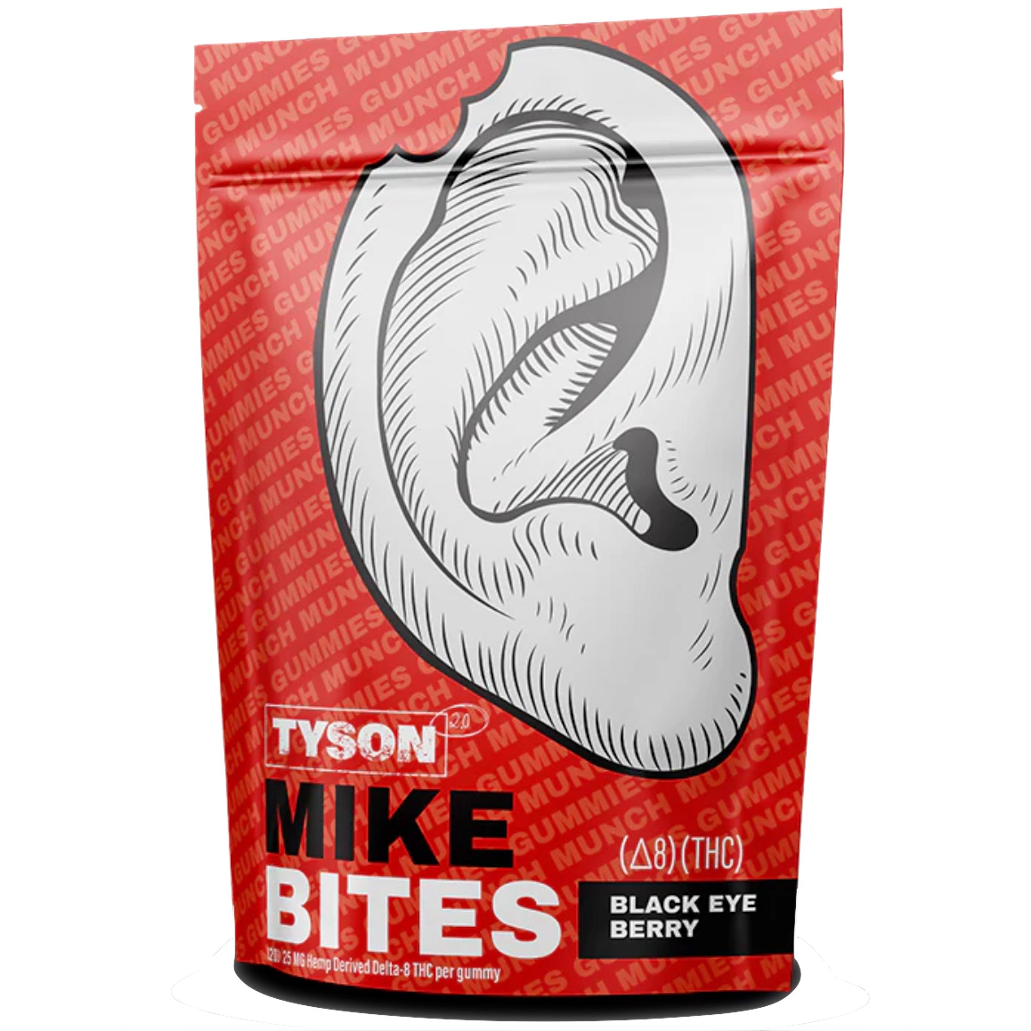 Tyson Delta 8 + 9 Black Eye Berry Mike Bites - 500mg - Everything 420