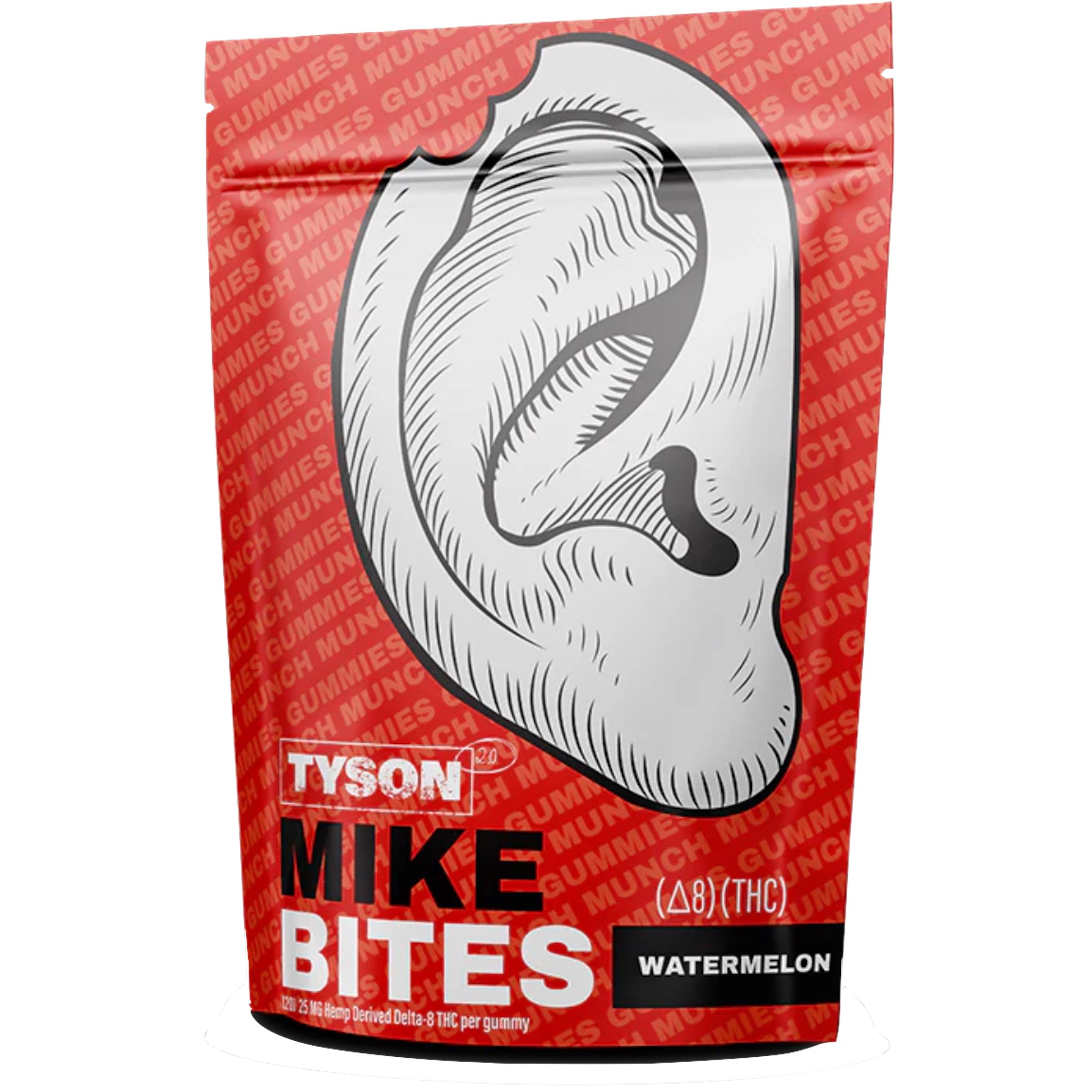 Tyson Delta 8 + 9 Watermelon Mike Bites - 500mg - Everything 420