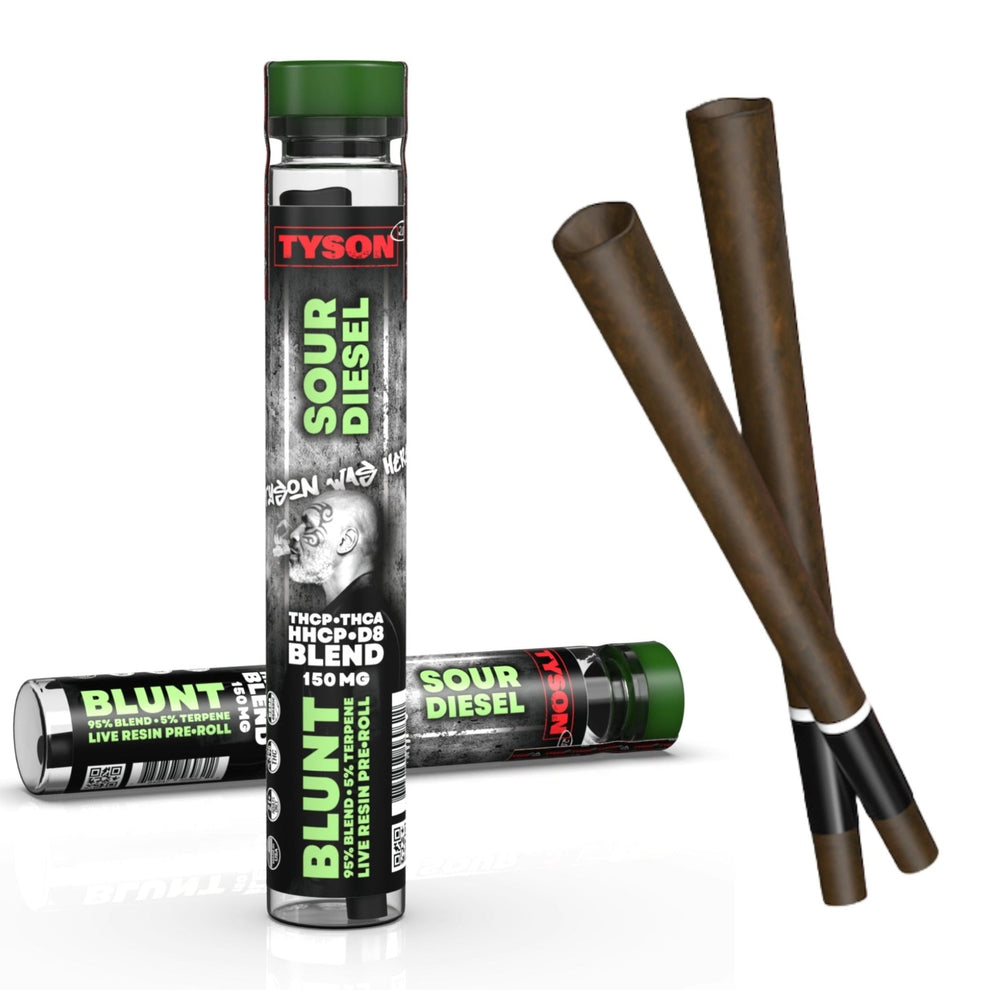 Tyson Sour Diesel THC-A Blend Blunt - 150mg - Everything 420