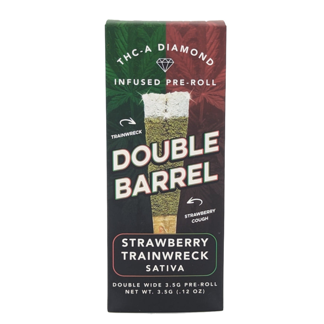 Uplift Double Barrel Strawberry Trainwreck THC-A Pre-Rolls - 3.5g ...