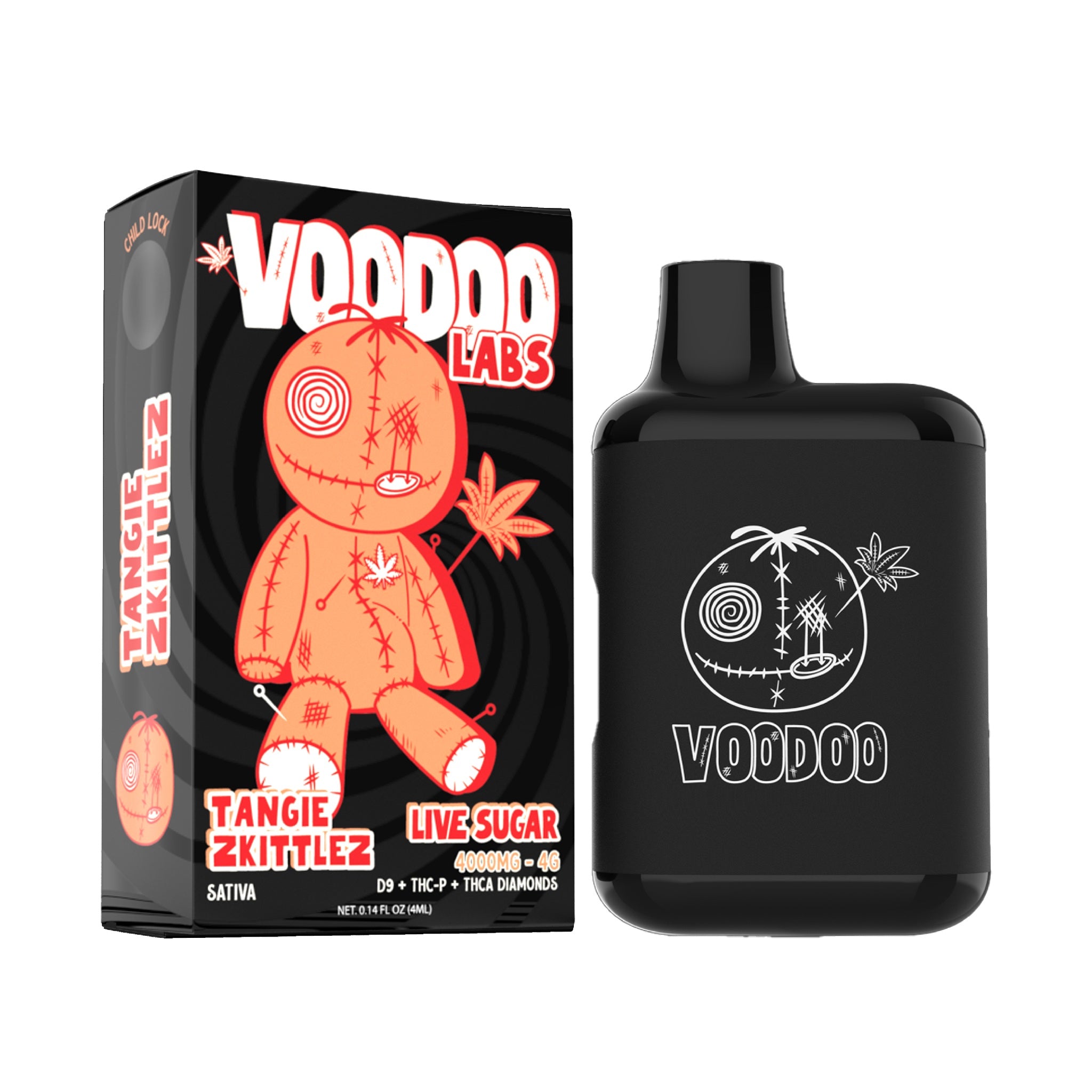 Voodoo Live Sugar THC Vaporizer - 4000mg - Everything 420