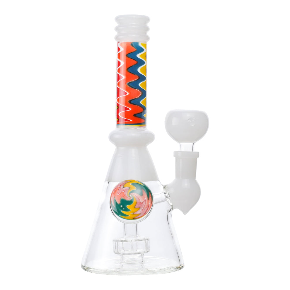 Wavy Train Beaker Bong - 8in - Everything 420