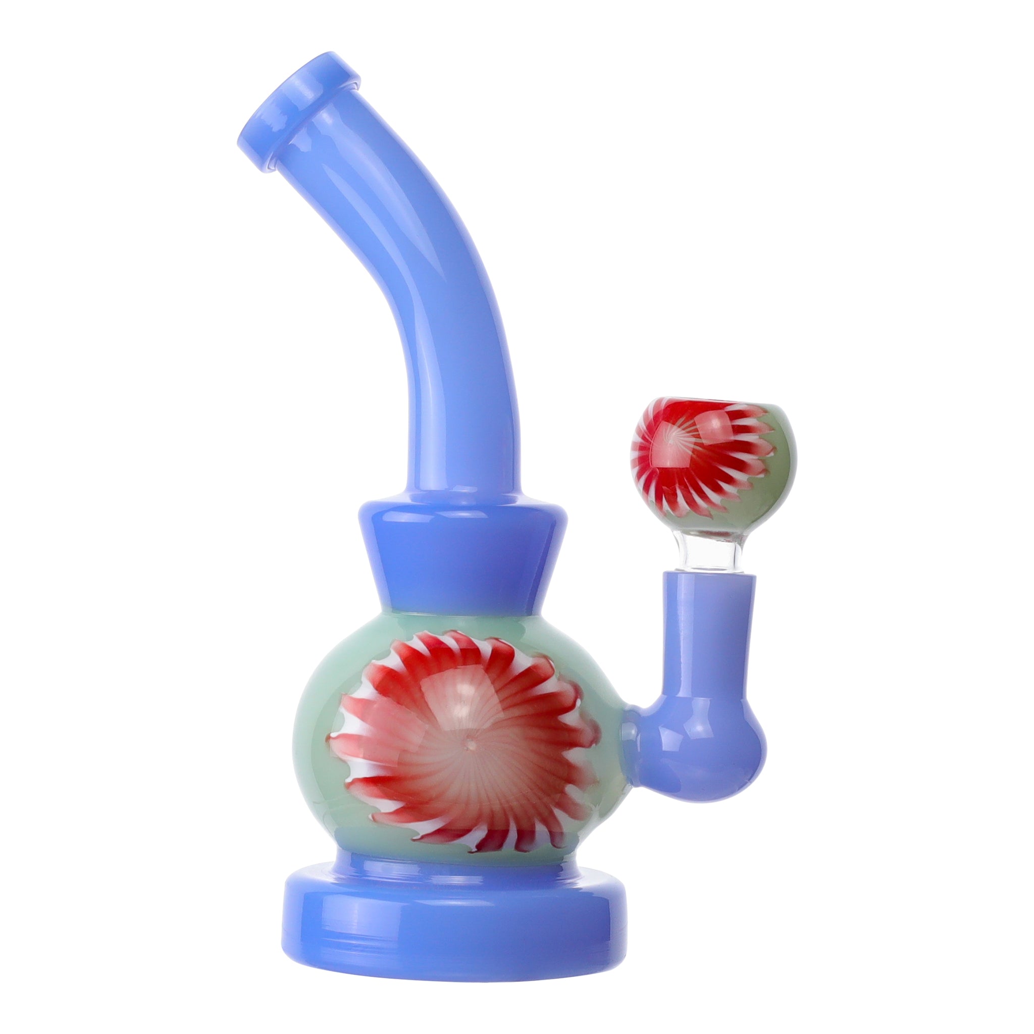 Wavy Watermelon Bong - 7in - Everything 420