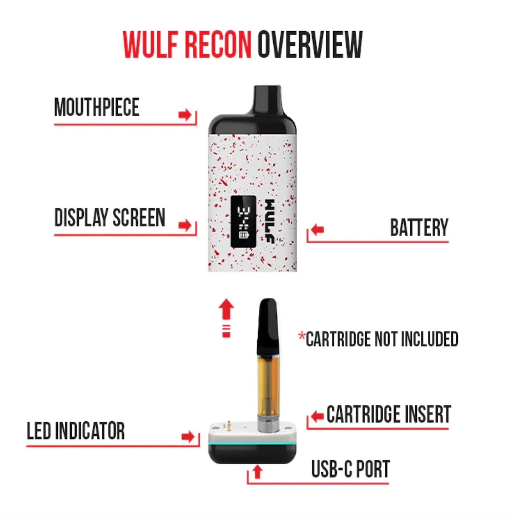 Wulf Recon Cartridge Vaporizer - Everything 420