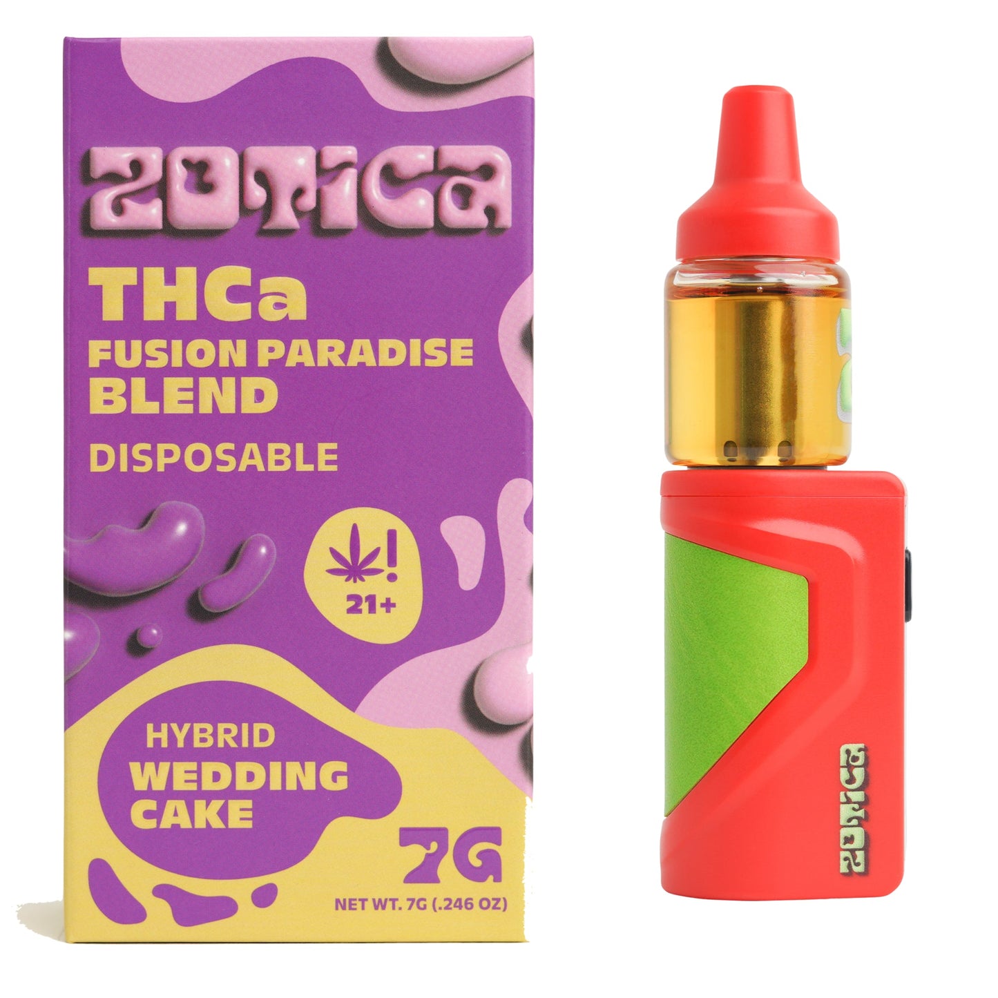Zotica Big Cloud Wedding Cake THC-A Vaporizer - 7000mg - Everything 420