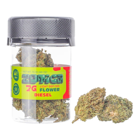 Zotica Delta 8 Sour Diesel Flower - 7g - Everything 420